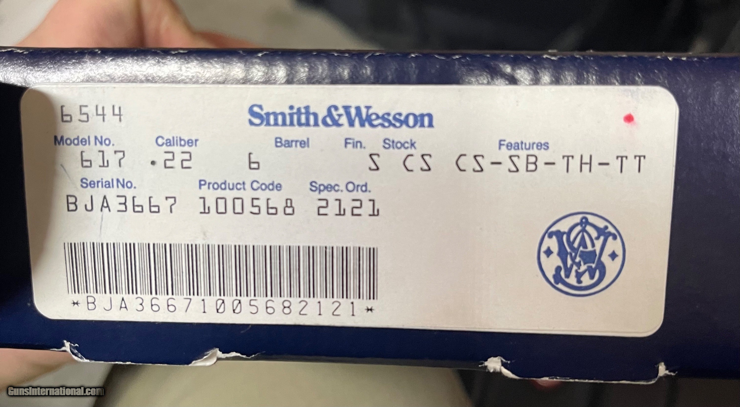 Smith and Wesson 617 (6 in, combats)