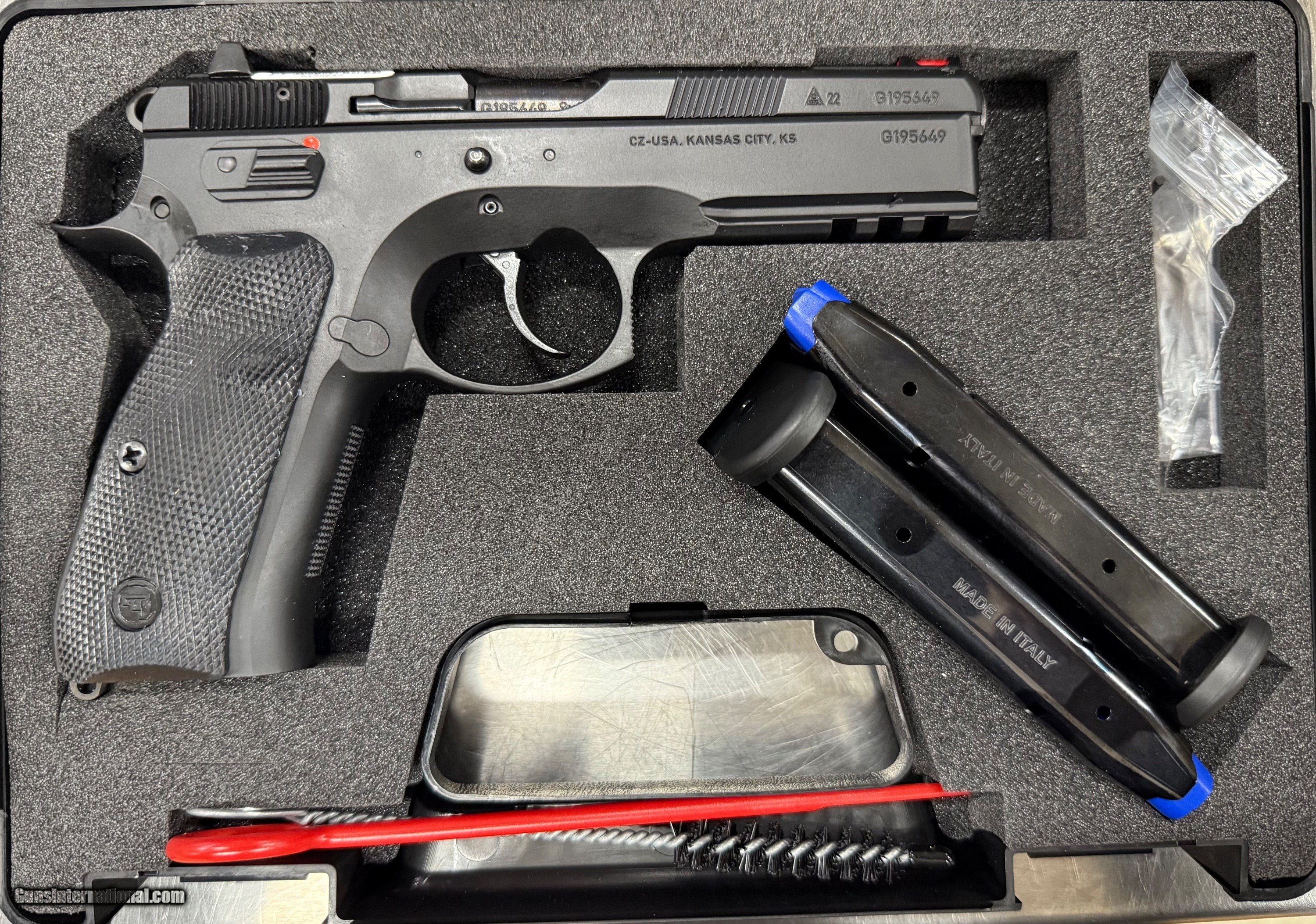 CZ 75 SP-01 – 9mm (low capacity), SKU: 01152, 9mm Luger, Magazine ...