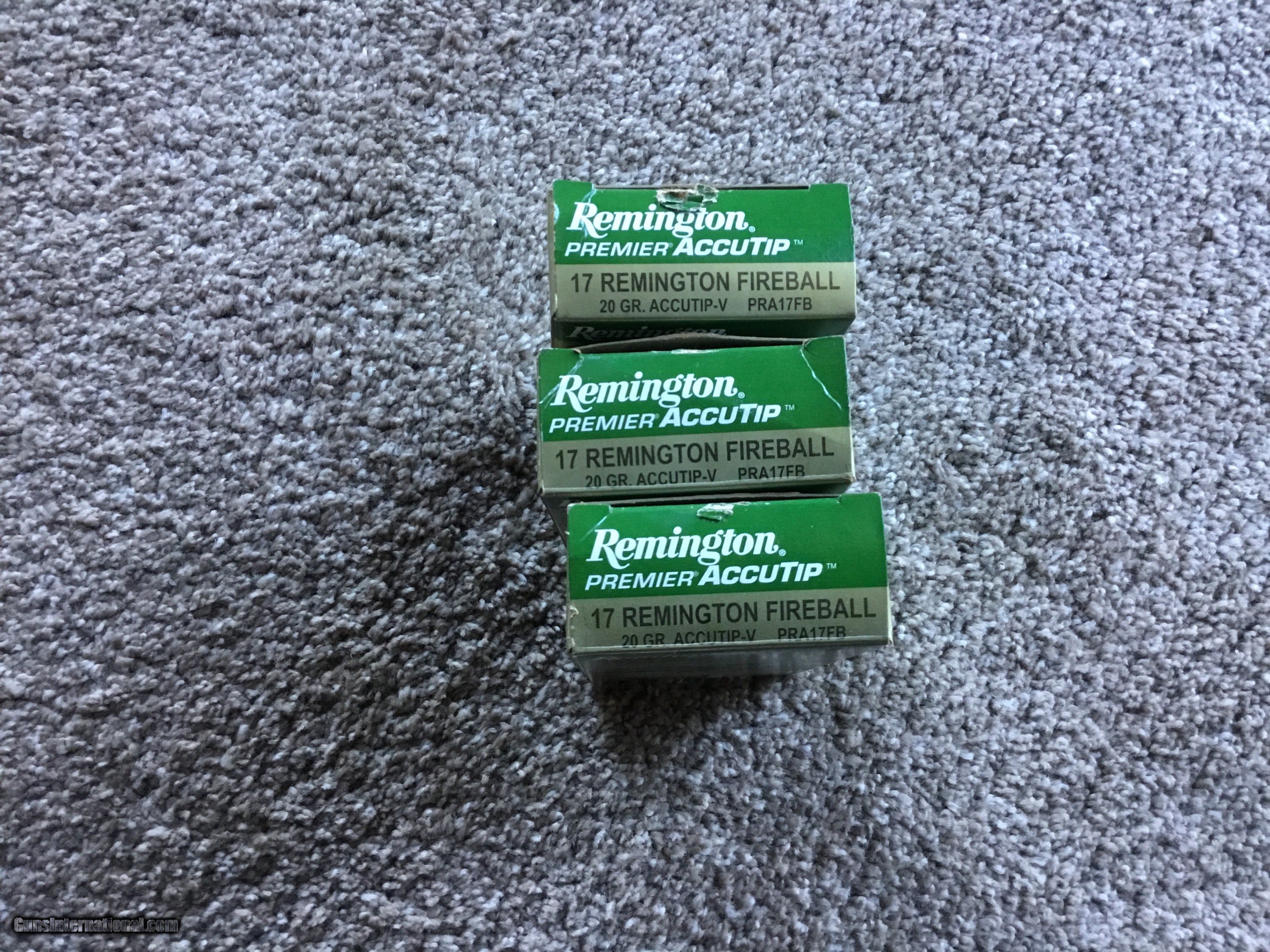 Remington Premier Accutip 17 Fireball