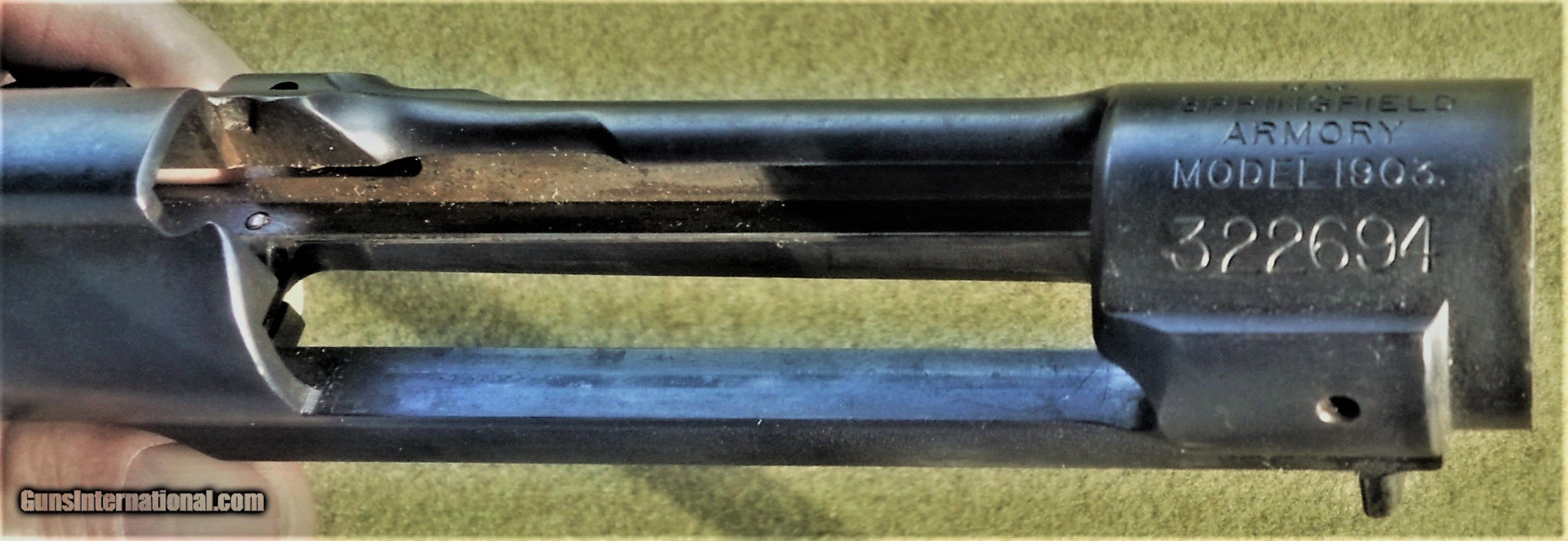 Springfield Armory 1907 Production, Model of 1903 Receiver with WWI ...