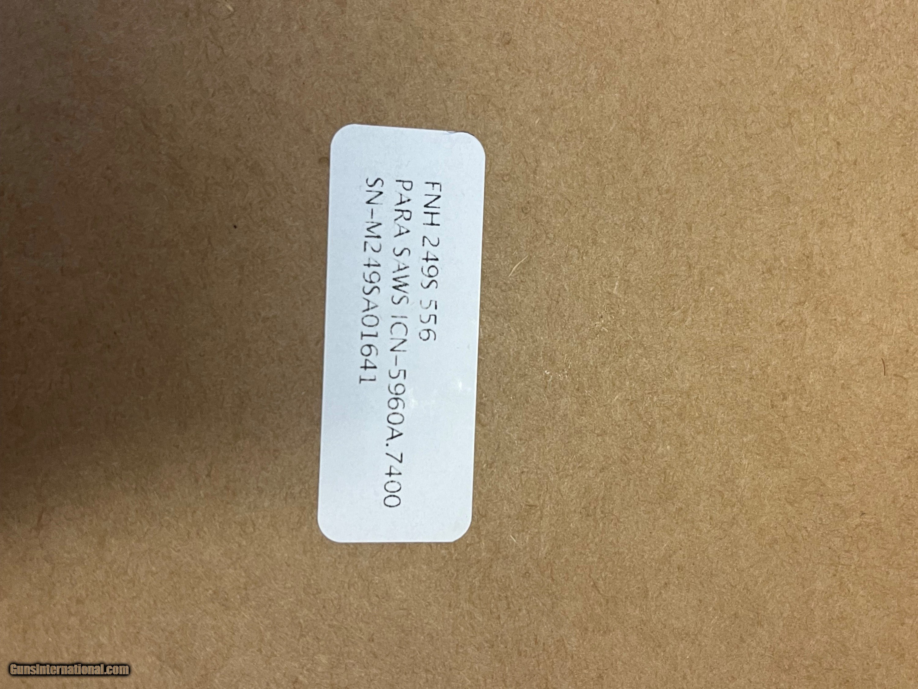 As new in box FN M249S Para - Brand new in original box and wrapping