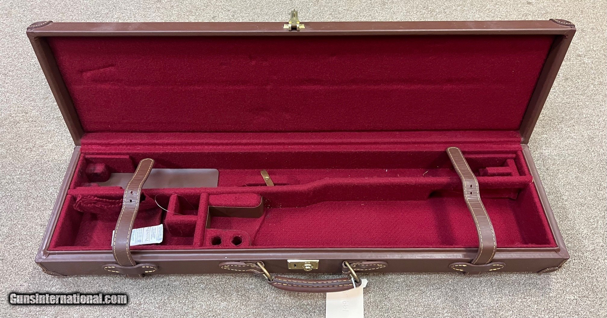 Full leather 12ga/16ga 30" SXS case