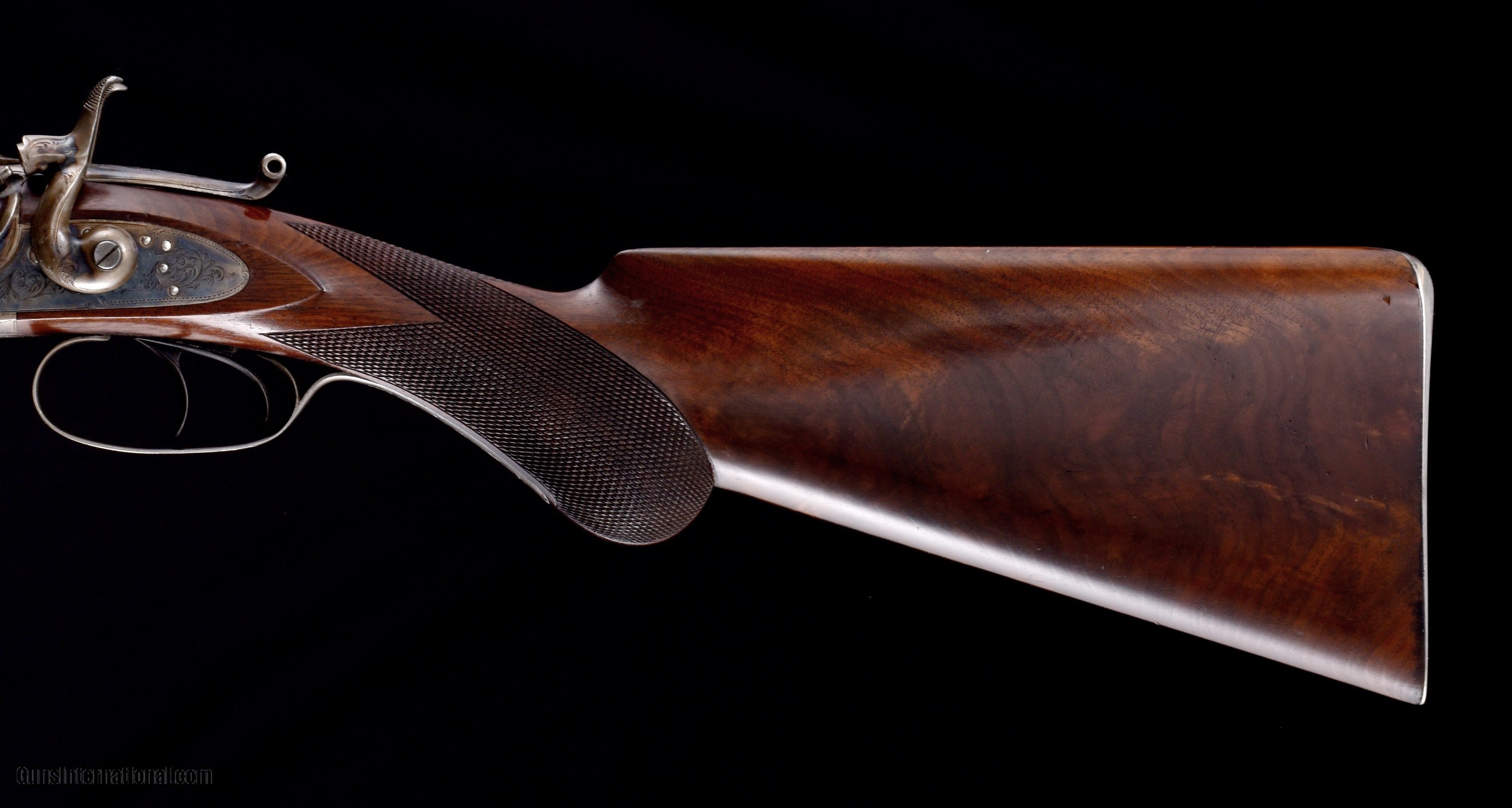 Exceptional high original condition Remington Model 1875 12ga Hammer ...