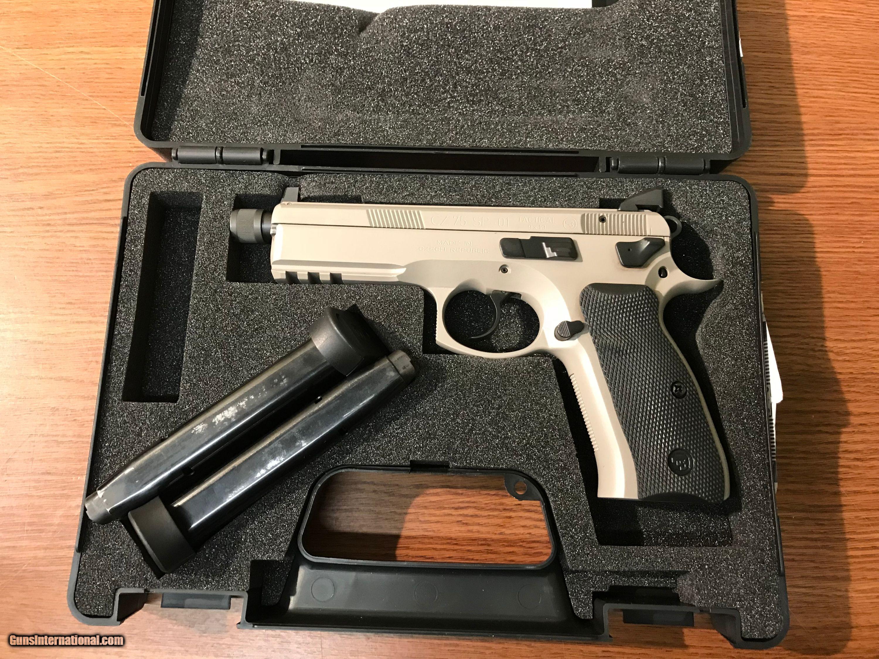 CZ 75 SP-01, Semi-Automatic, DA/SA, Full Size, 9MM