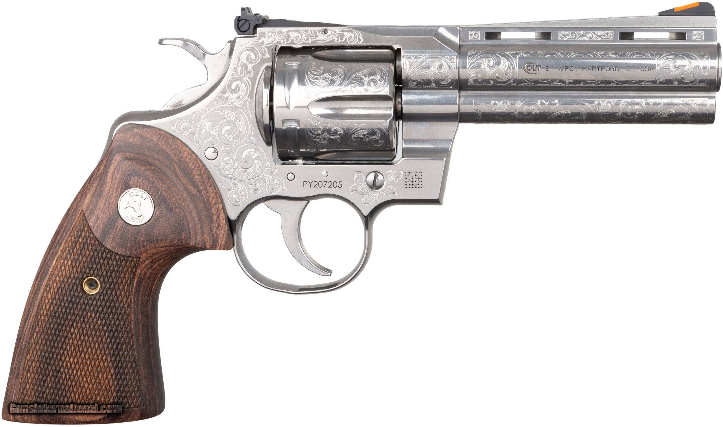 Colt Python Engraved 357 Mag DAV-12409