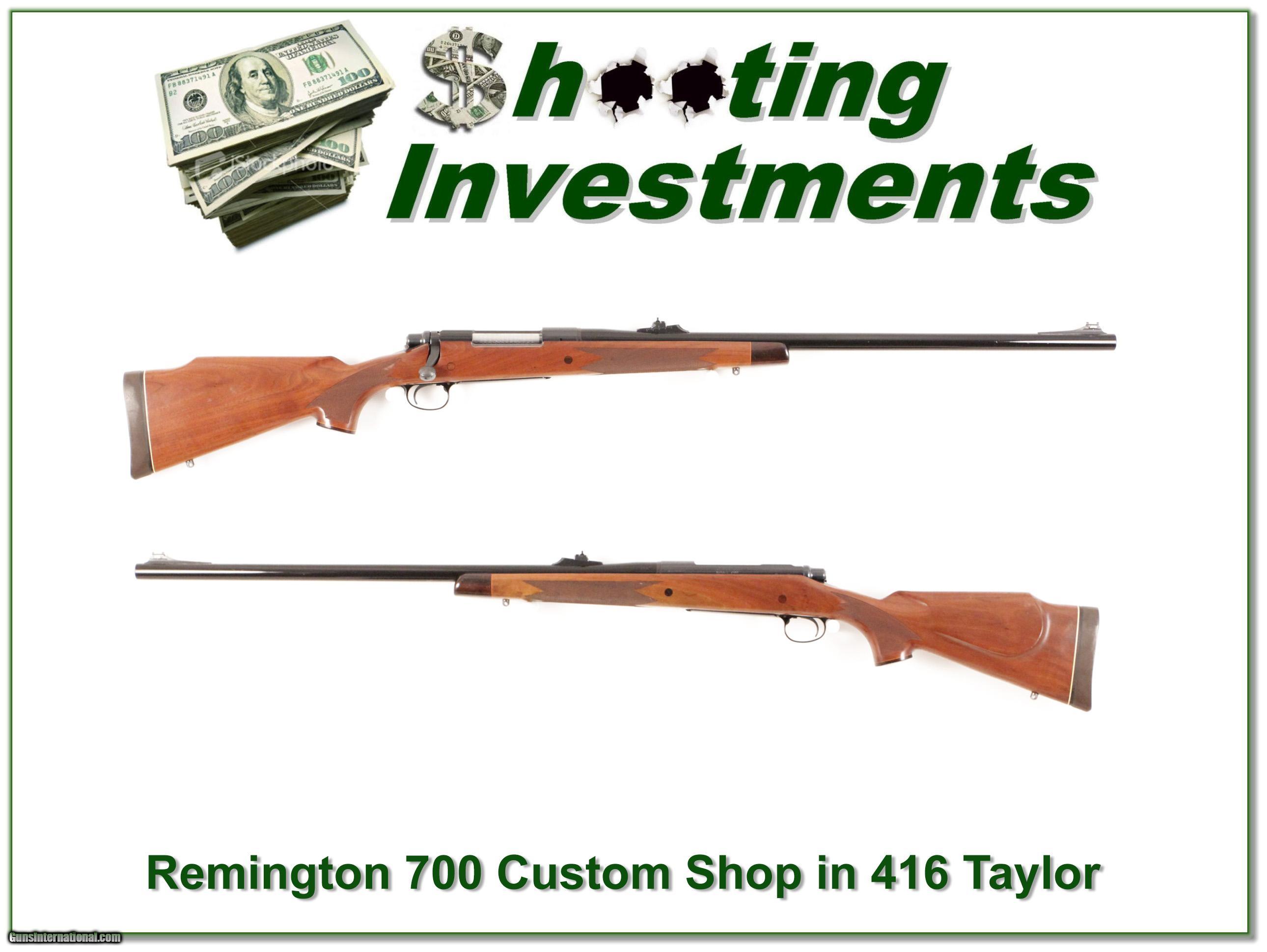 Remington 700 Custom Shop 416 Taylor