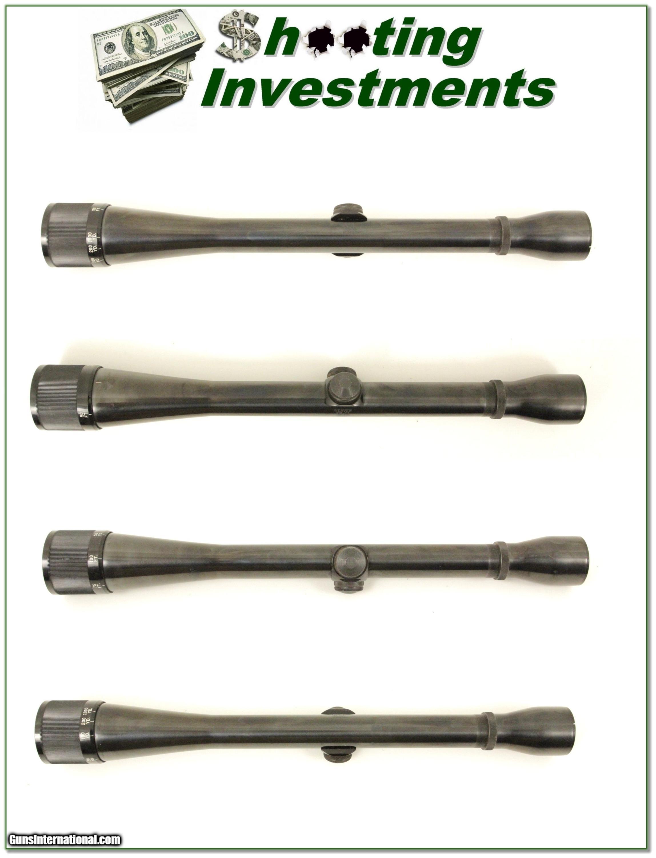 Vintage Weaver K10-C3 10x AO Steel rifle scope USA Made