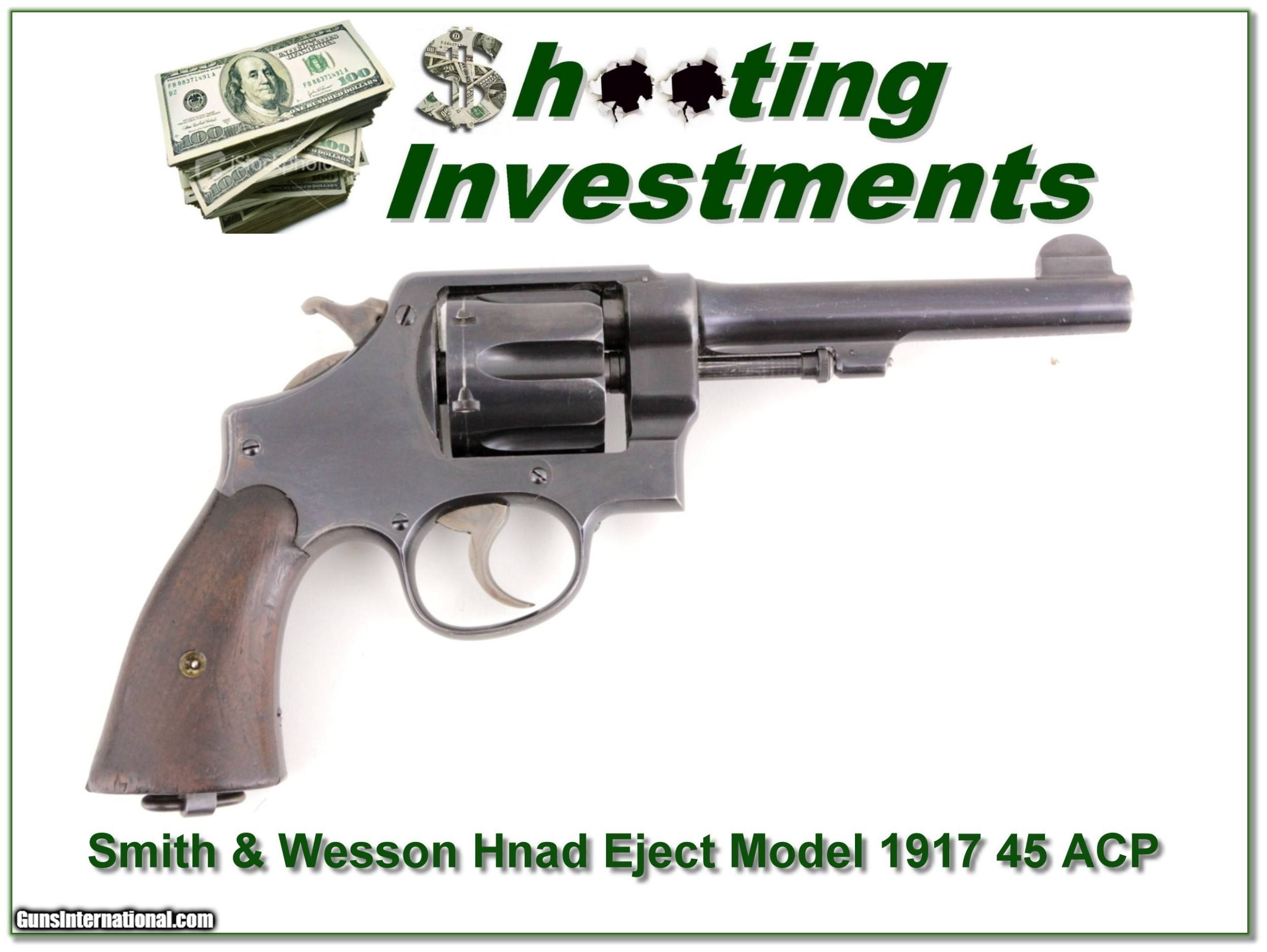 Smith & Wesson .45 Hand Ejector Model of 1917 45 ACP