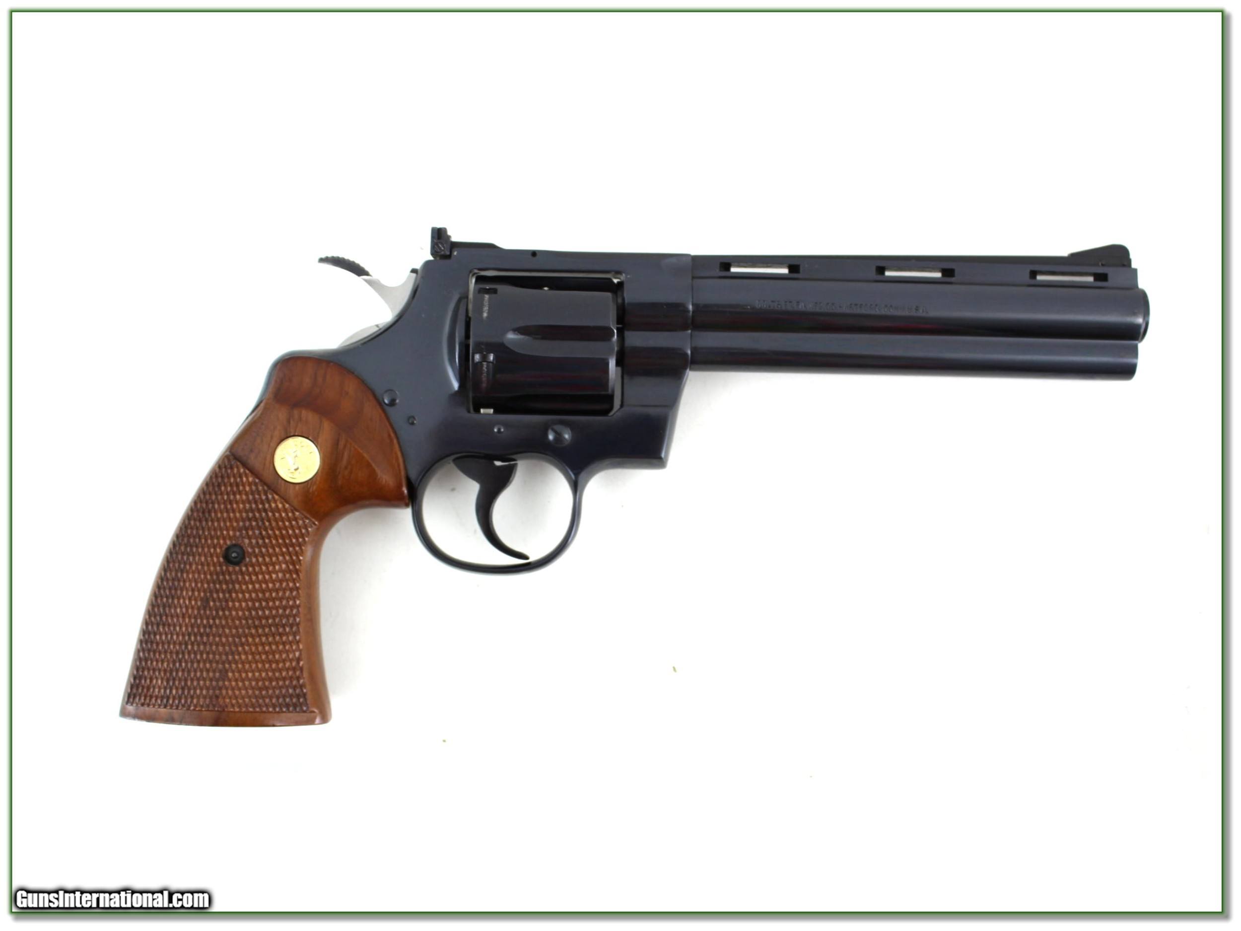 Colt Python 357 Exc Collector Cond 1978 made 6in