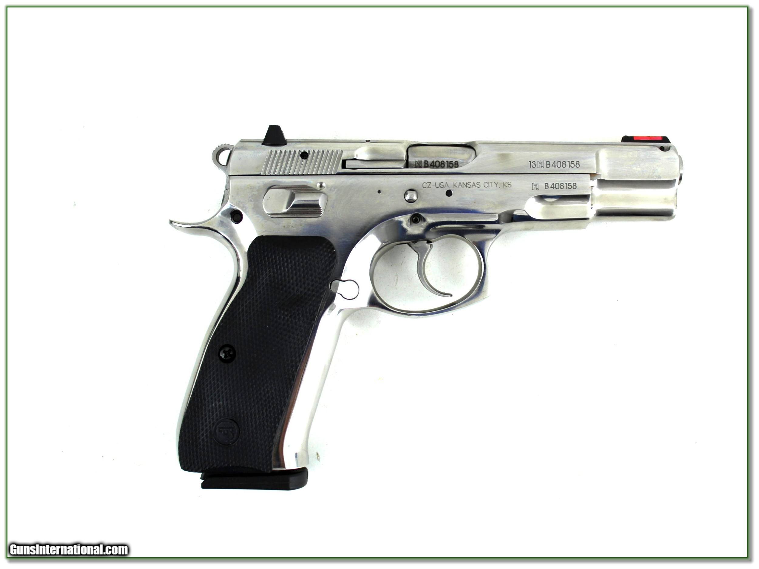 CZ 75 B 9mm High Polished Stainless ANIC