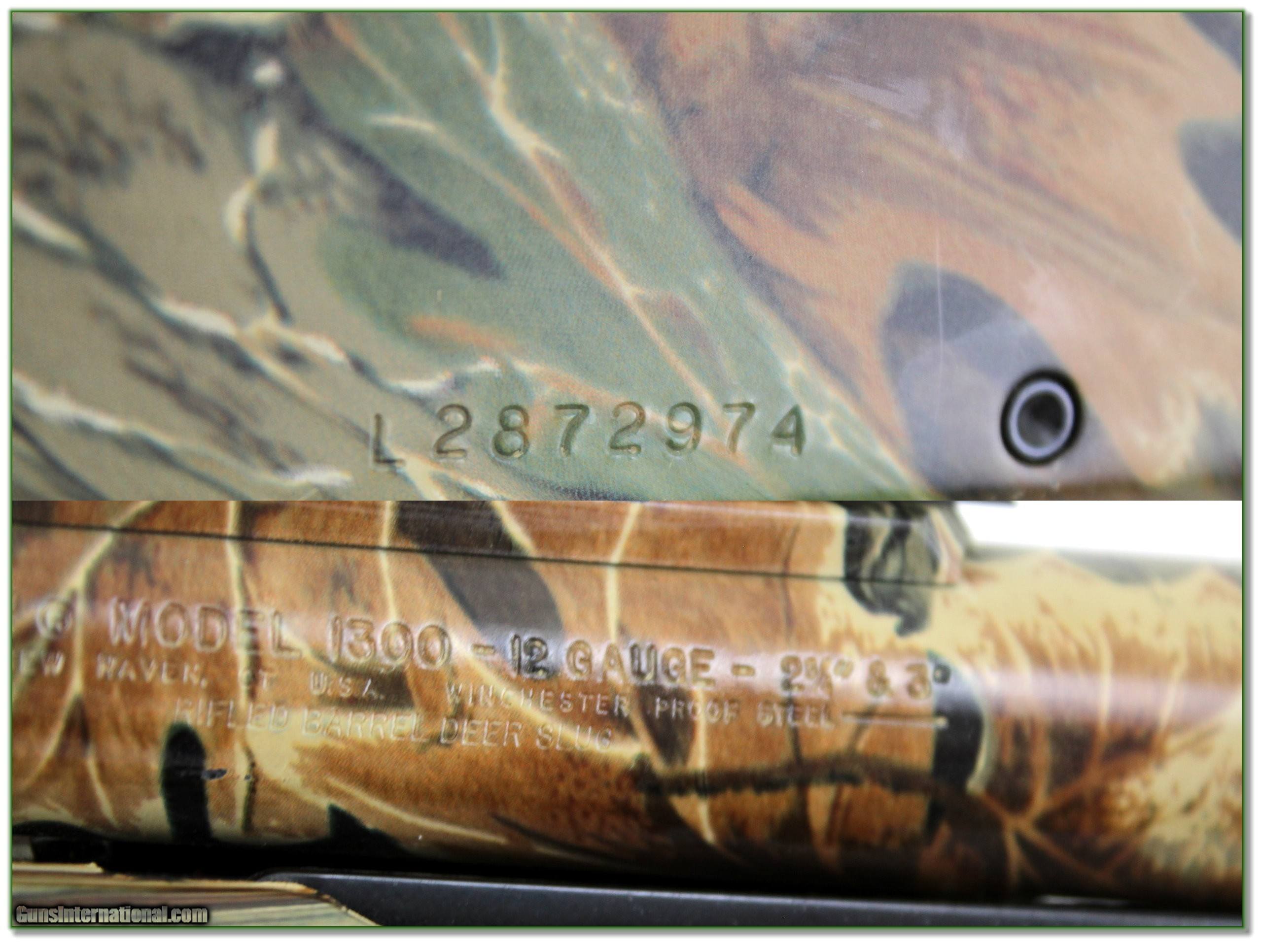 Winchester 1300 12 Gauge 3in rifled slug gun Advantaged Camo