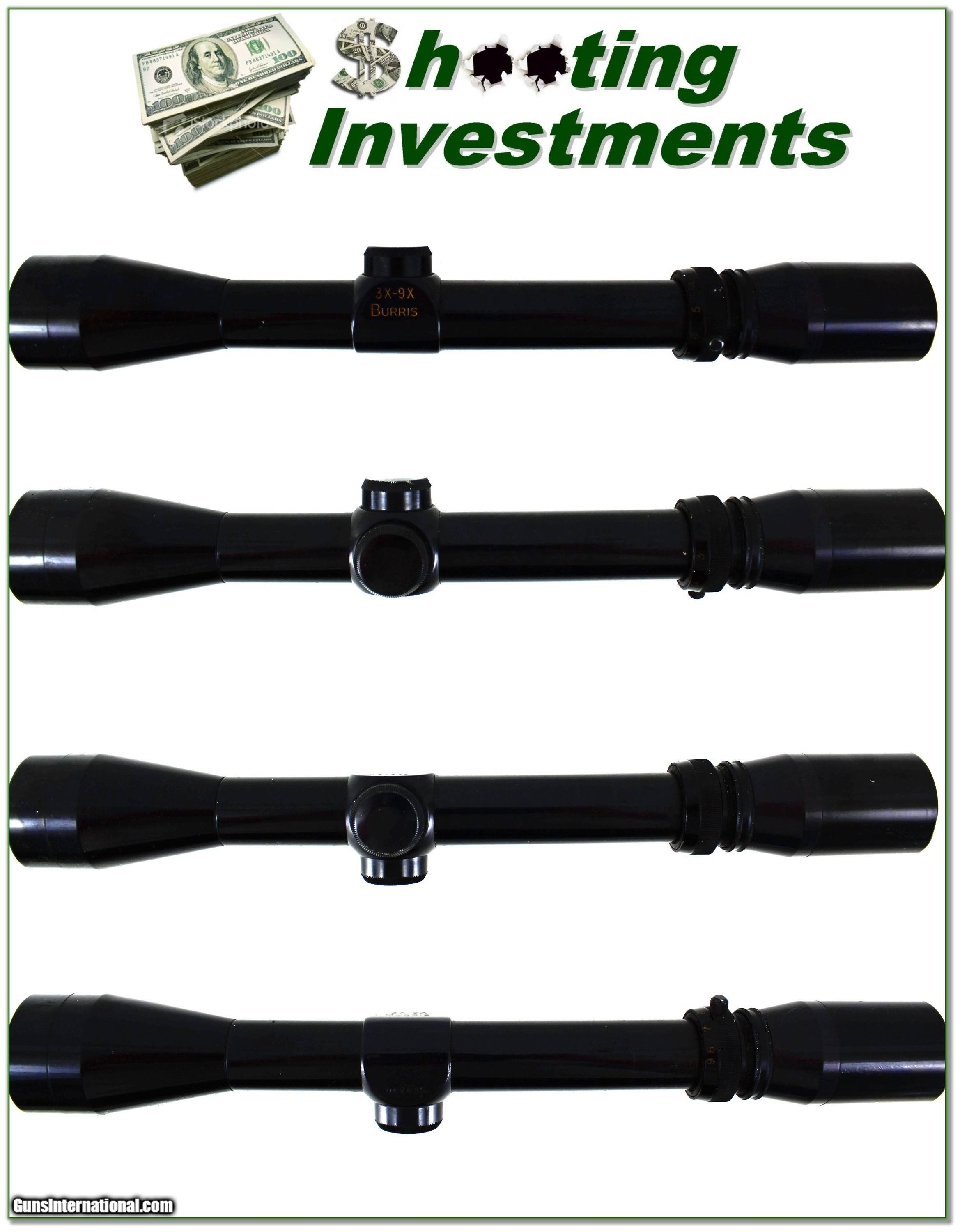 Burris Vintage Fullfield 3-9 Power Gloss Rifle Scope Exc Cond