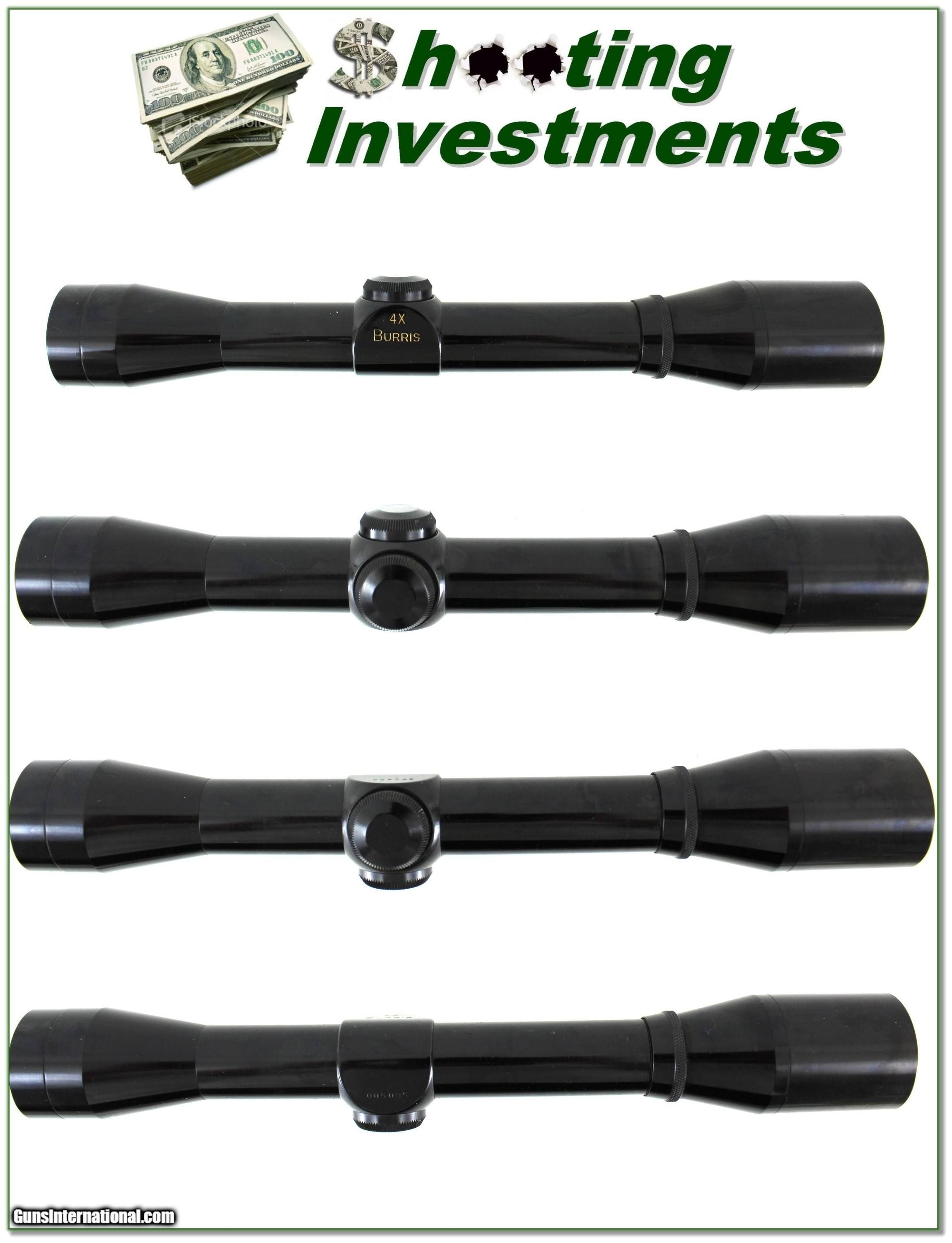 Burris Vintage Fullfield 4x Power Gloss Rifle Scope Exc Cond