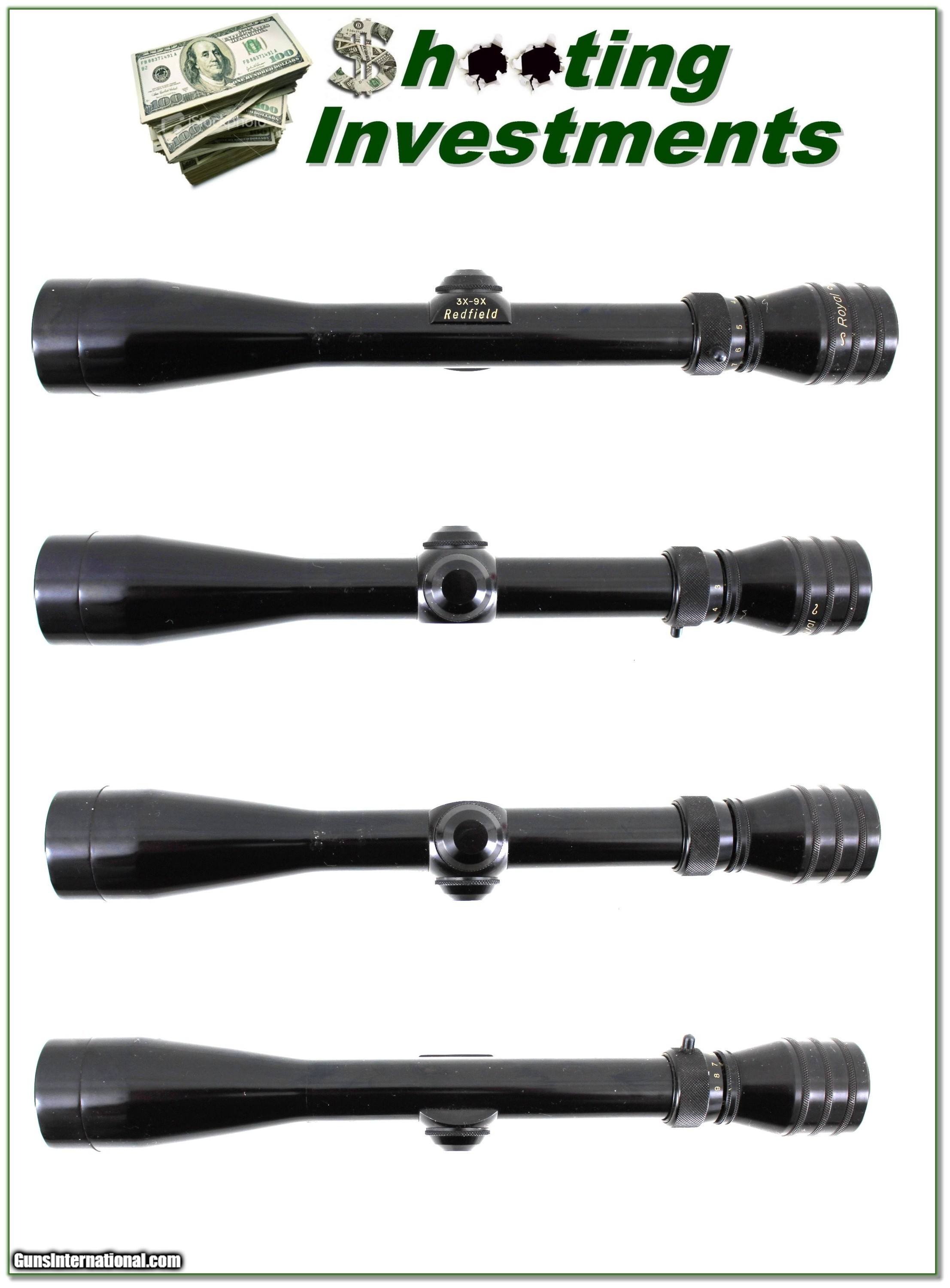 Vintage Redfield 3-9 Royal GLOSS USA made rifle scope