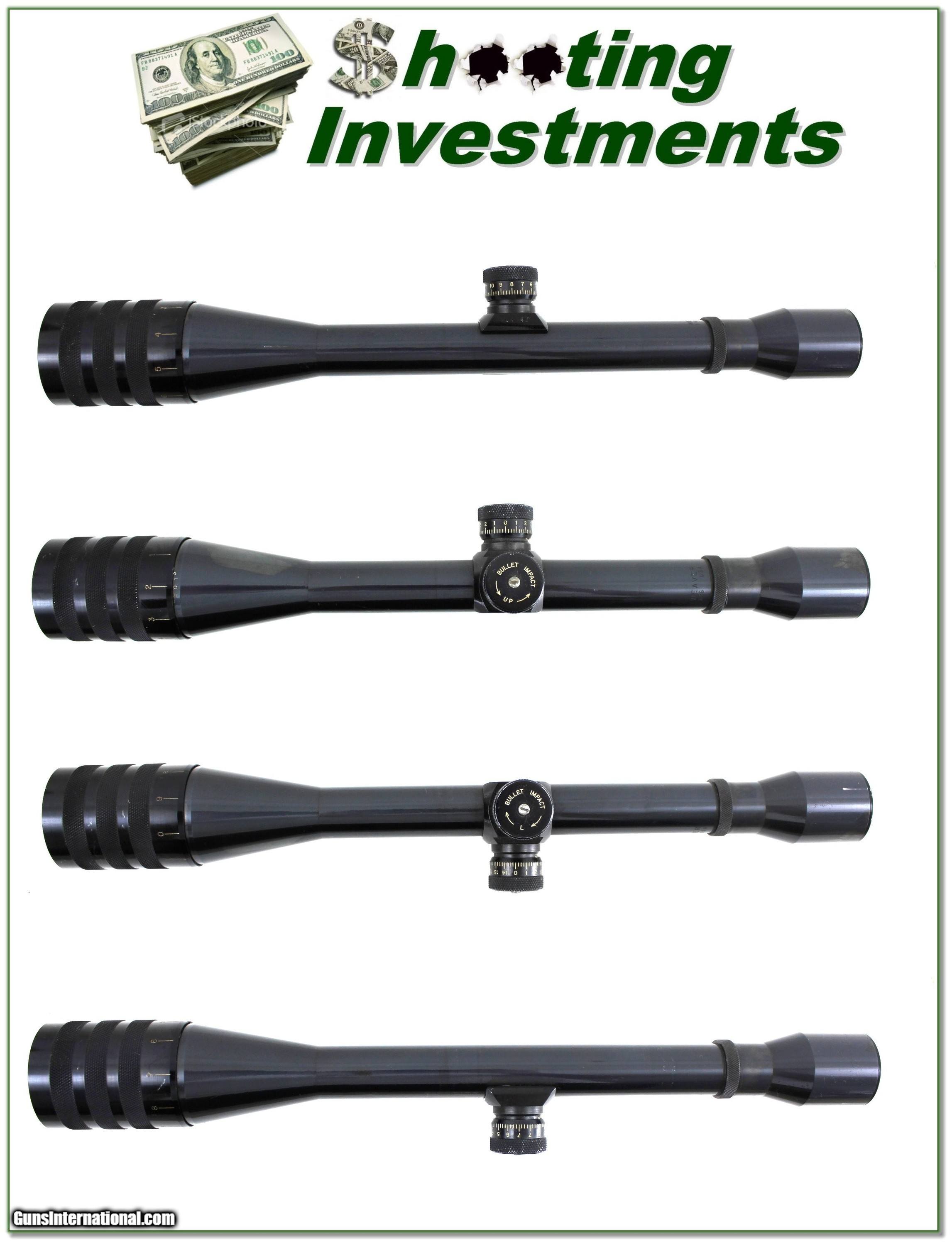 Weaver T-16 Target 16X vintage scope exc cond!