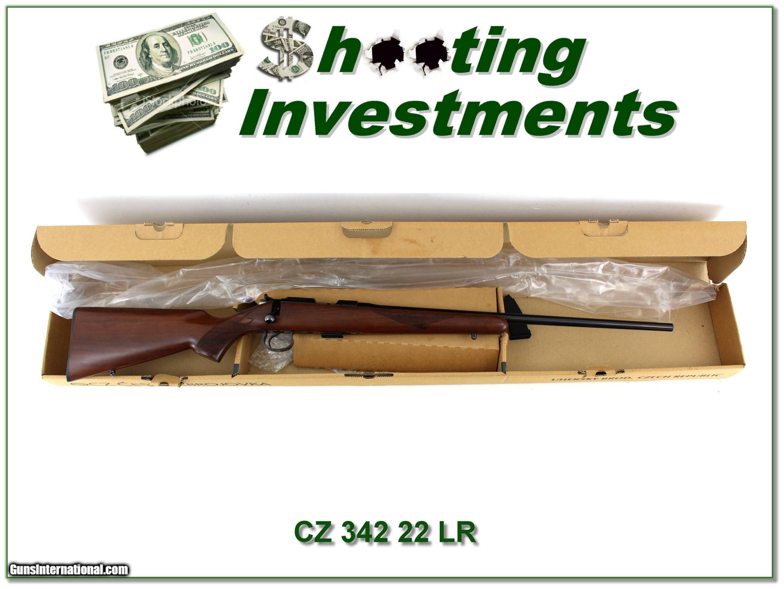 CZ 452 22 LR as new in box!