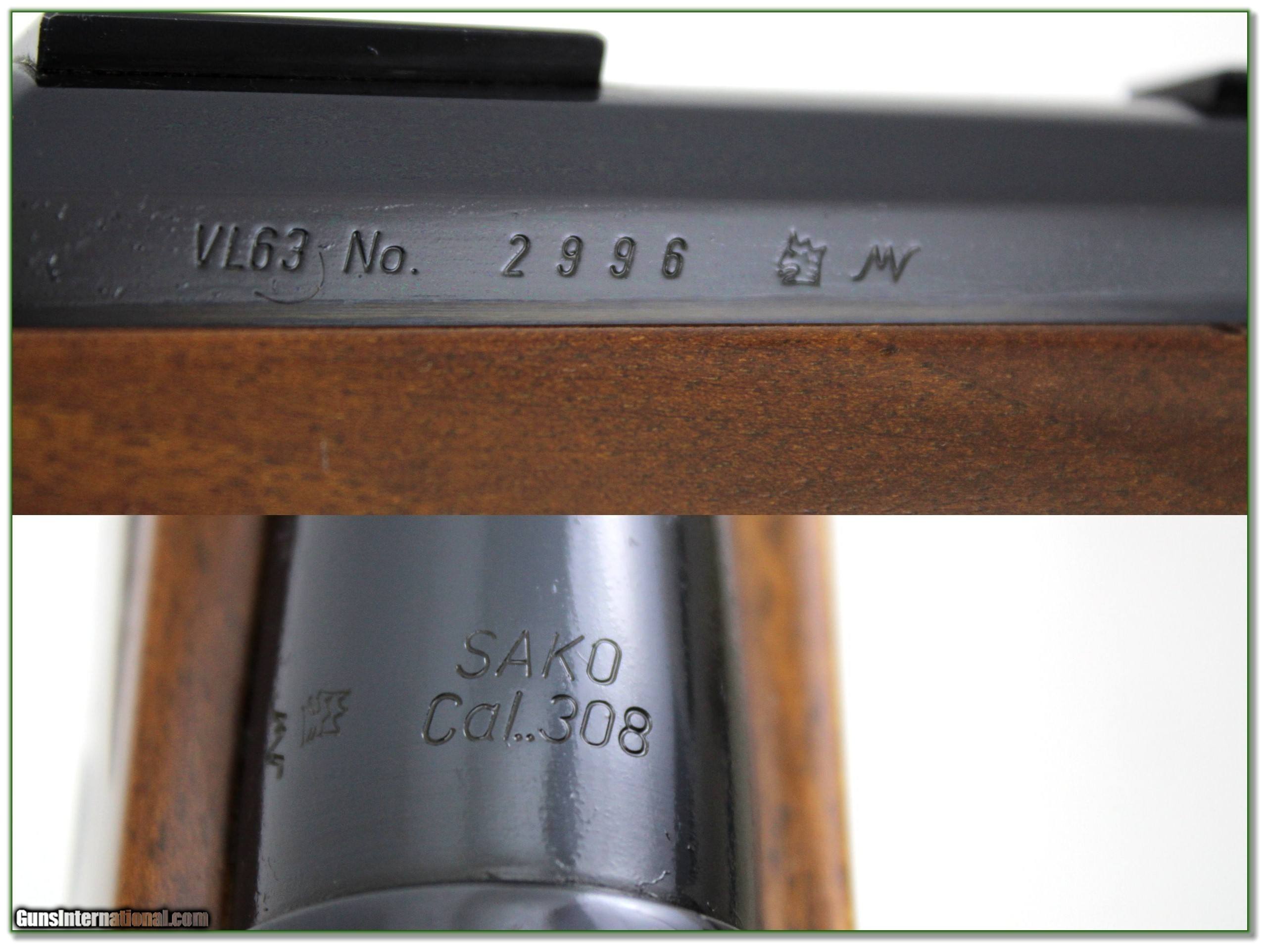 Sako VL63 Finnwolf 308 Exc Cond!