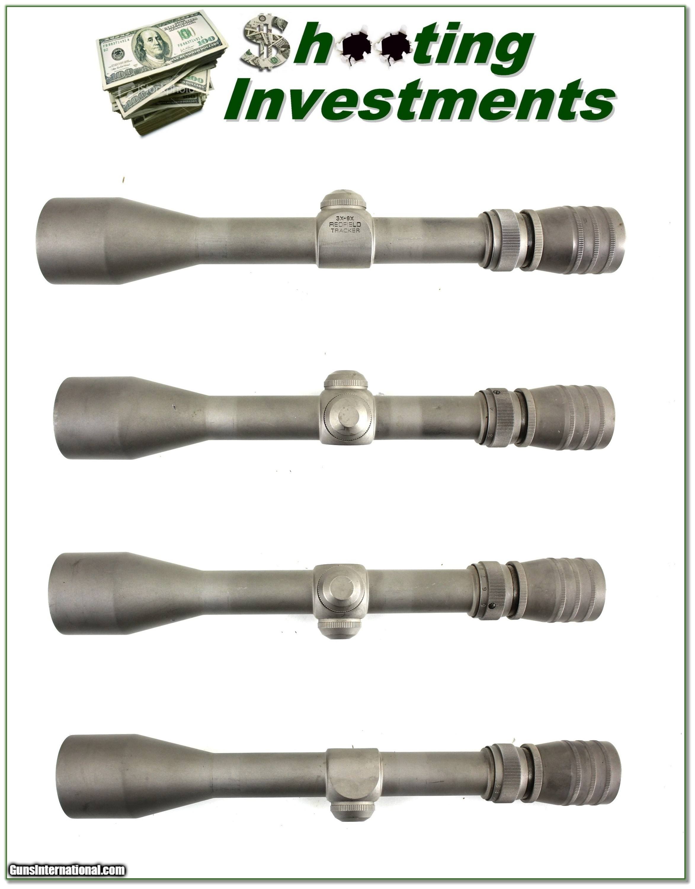 Redfield Vintage USA 3-9 Tracker SILVER Rifle Scope!