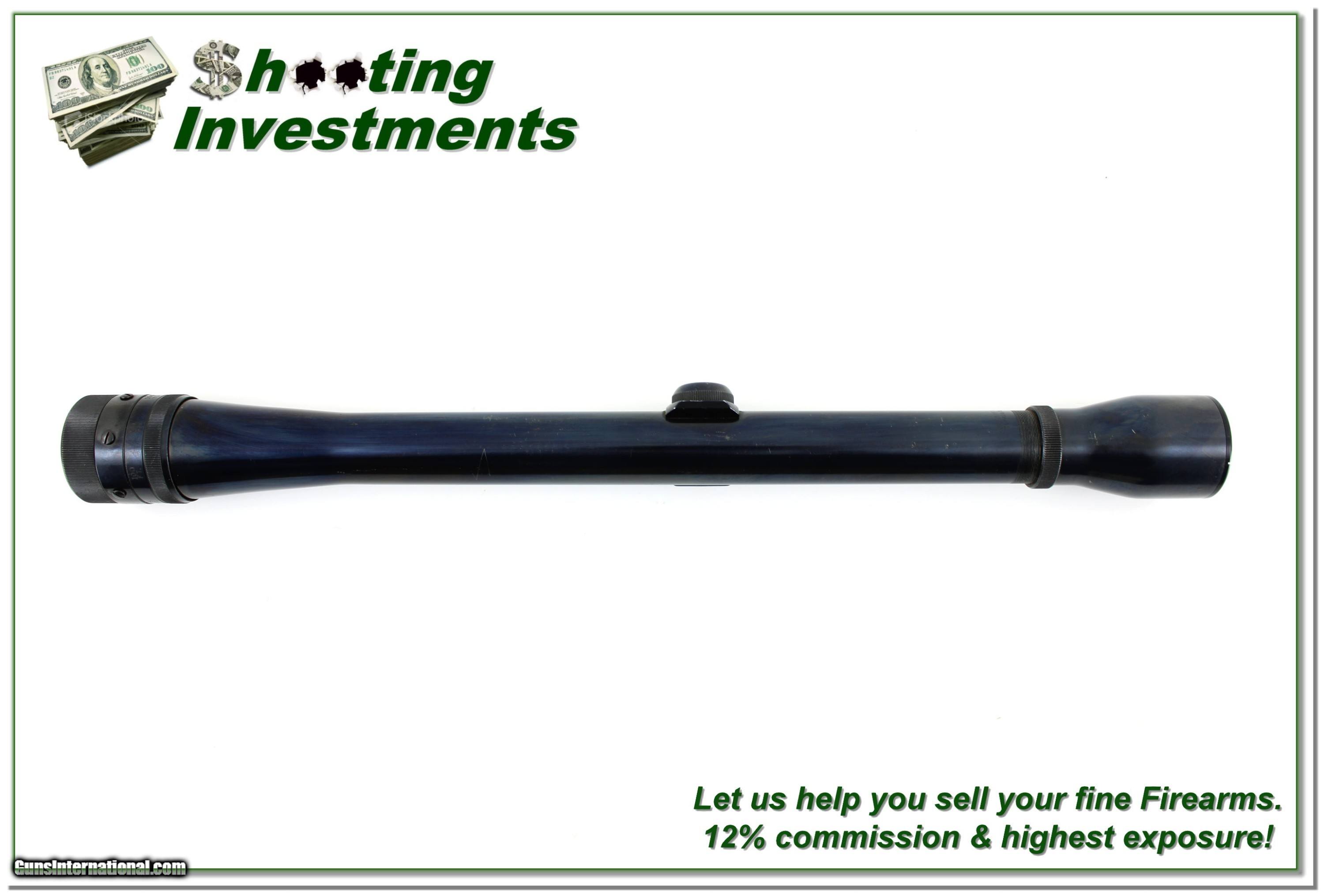 Vintage Weaver K10 60-B 10x Gloss USA Rifle Scope w AO