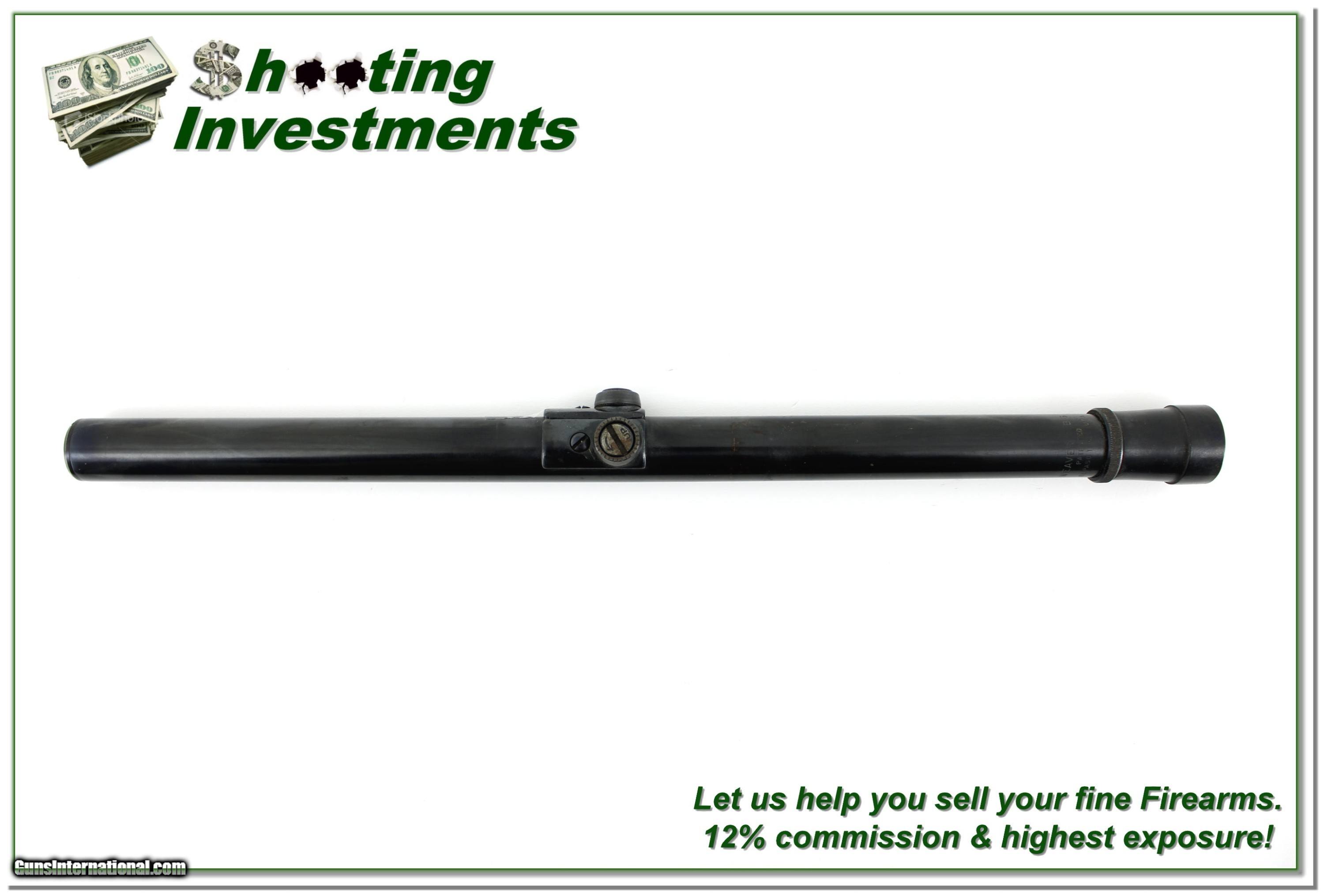 Vintage Weaver B6 3/4 Tube Steel USA Rimfire Rifle Scope Fine Reticle