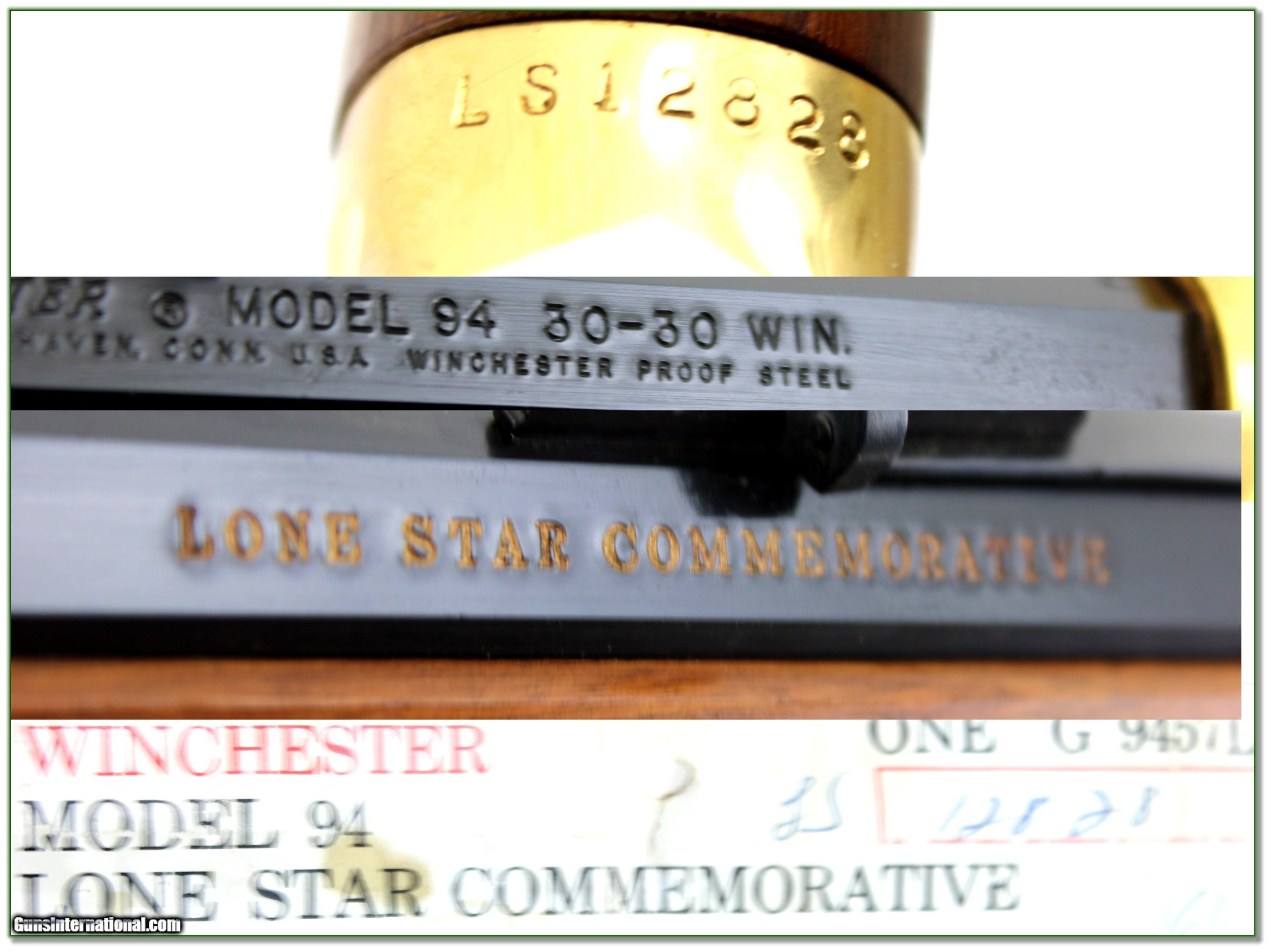 NIB Winchester 94 .30-30 Lone Star Commemorative 26” Half Octagon