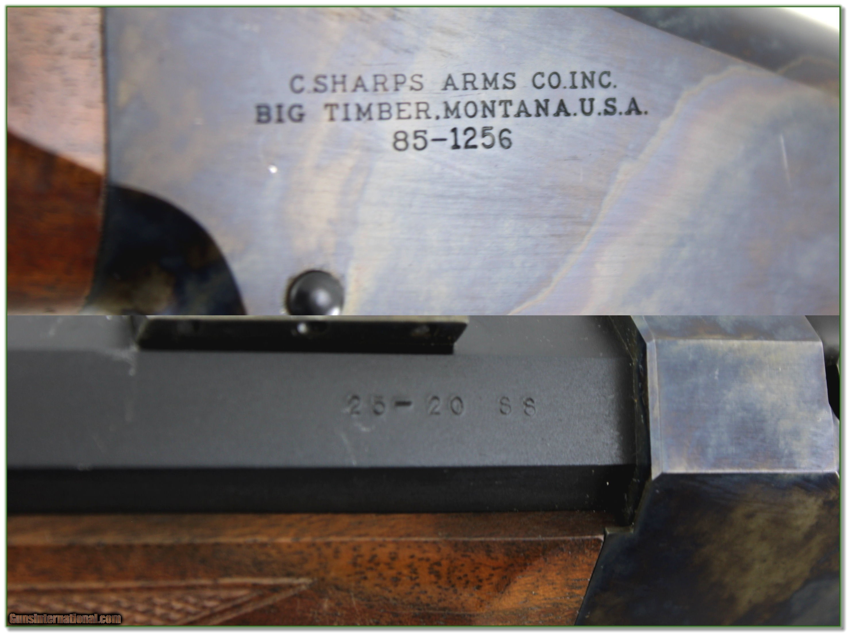 C Sharps “Old Reliable” in 25-20 unfired XX Wood! for sale