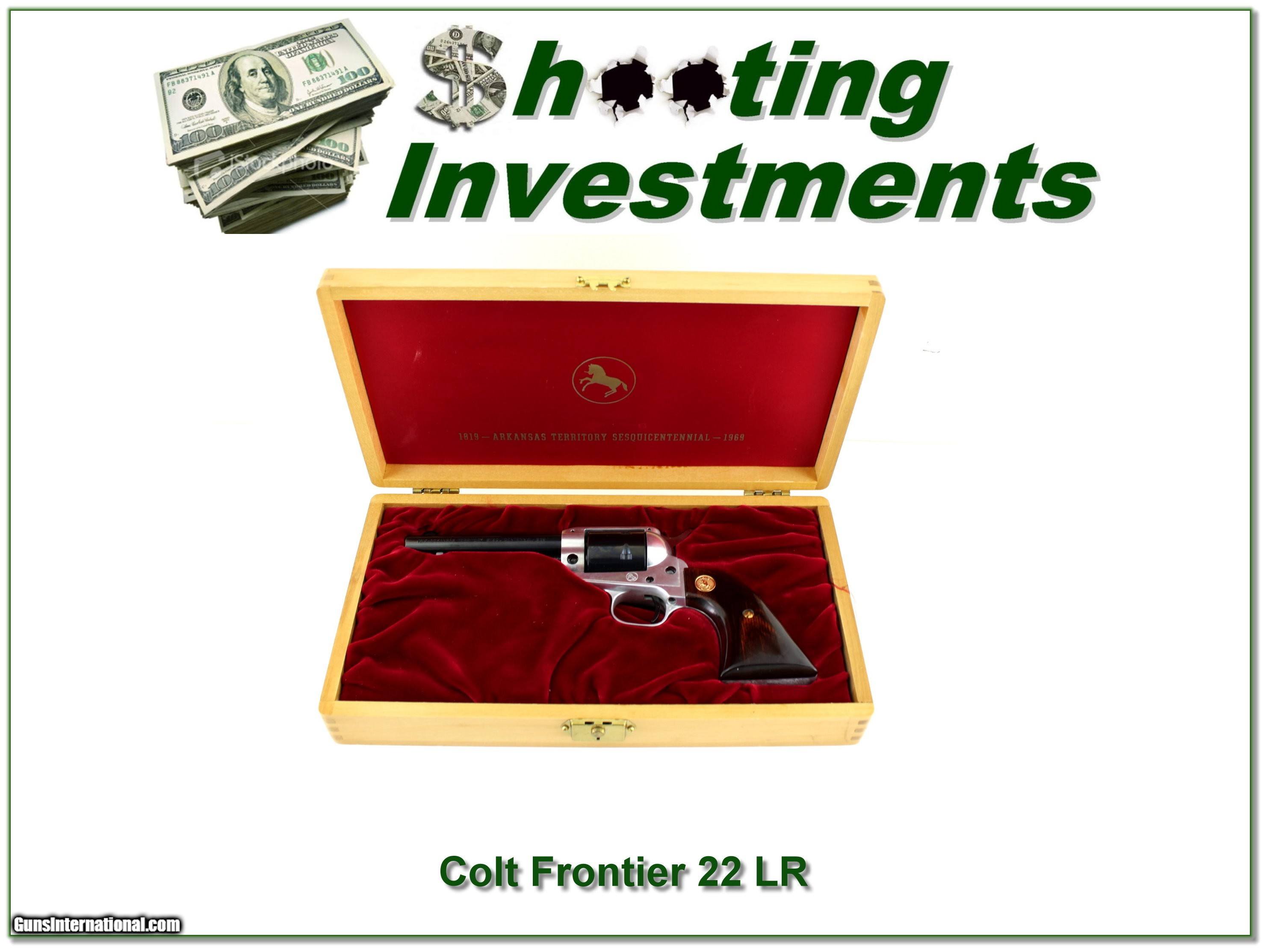 Colt Single Action Frontier Scout Arkansas Territory Sesquincentennial ...
