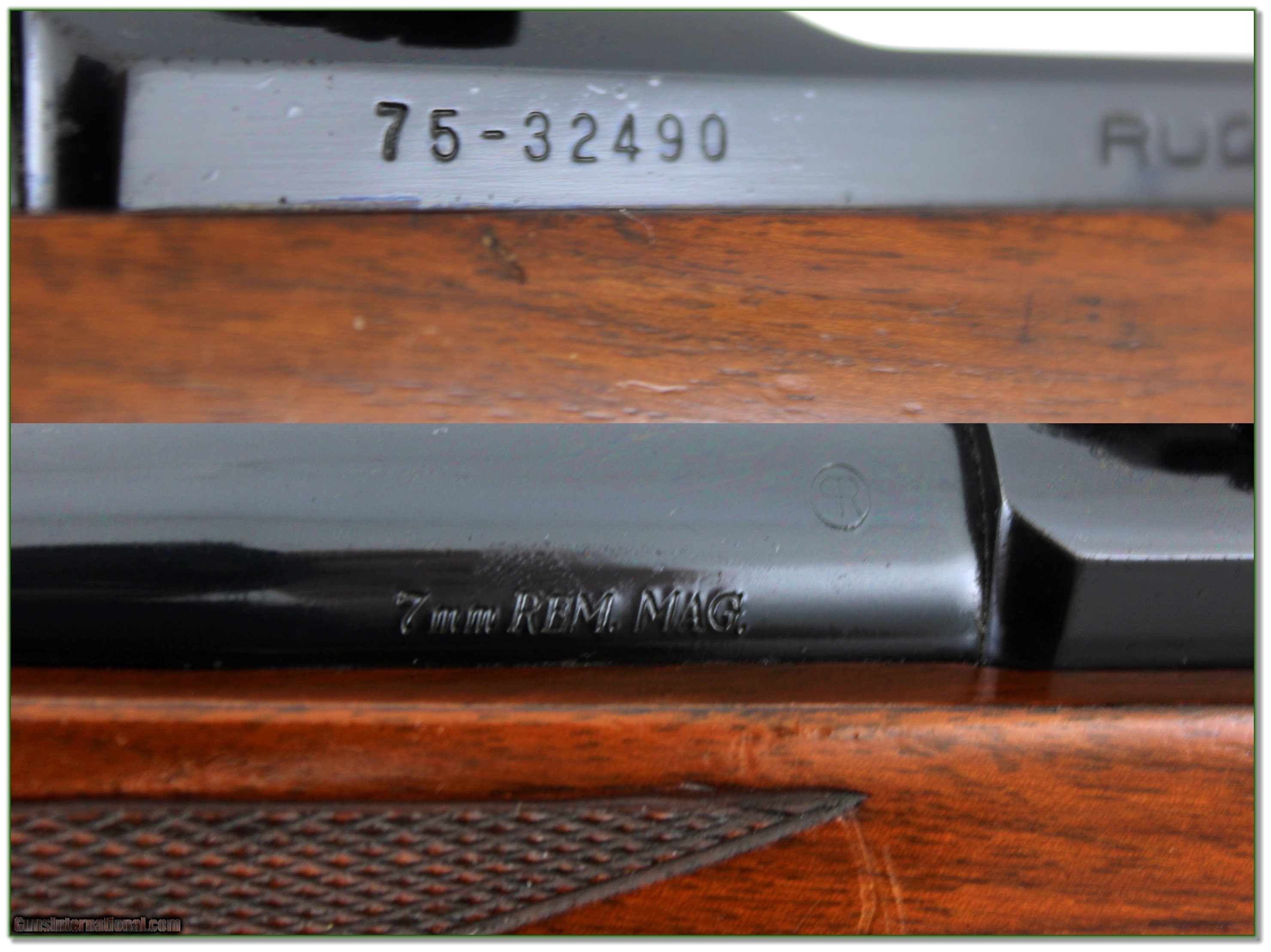 Ruger M77 7mm Rem Mag Red Pad 1980 24” Rifle for sale