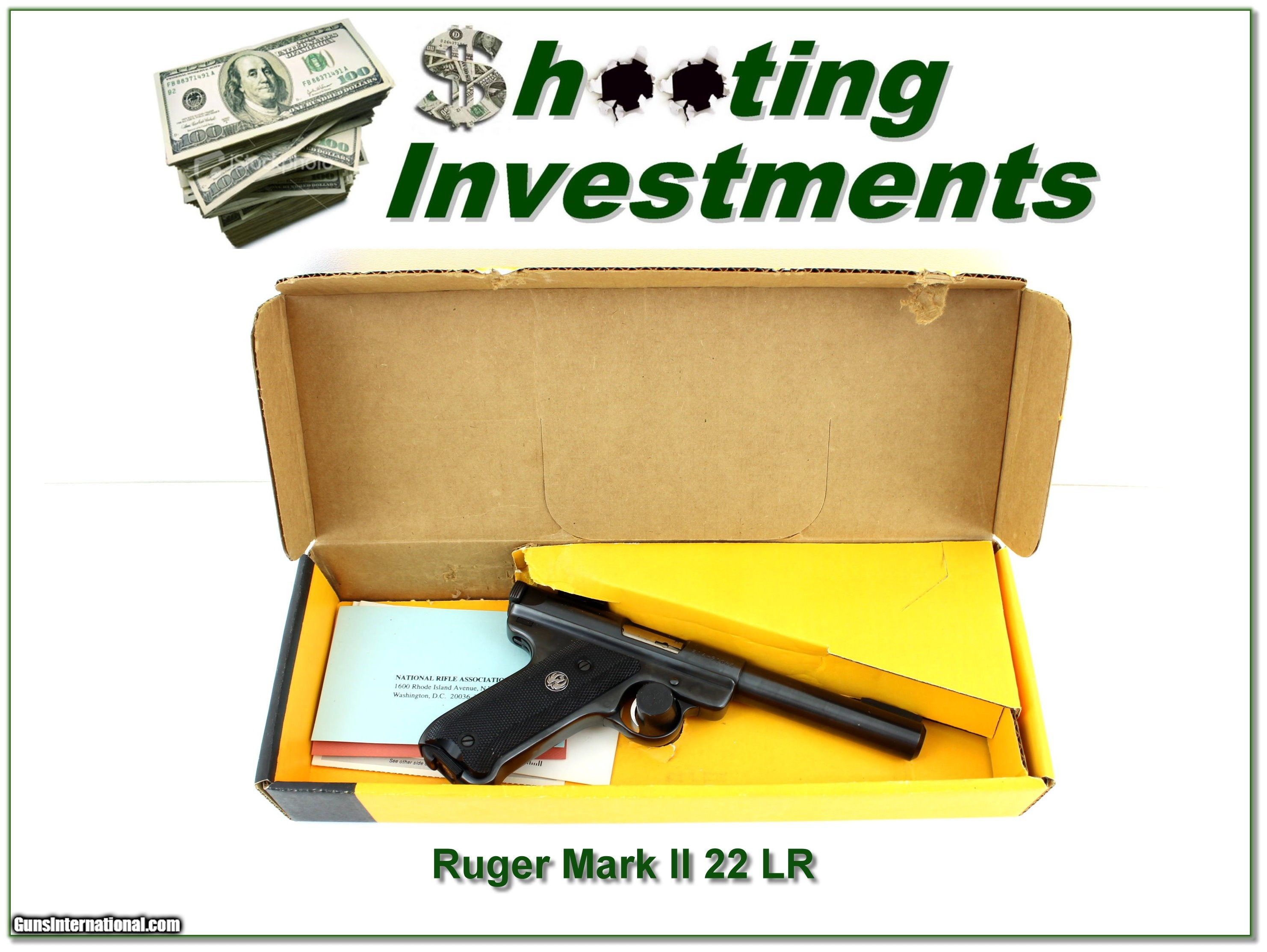 Ruger Mark II 22 LR Target Pistol 5.5” Bull Barrel LNIB for sale