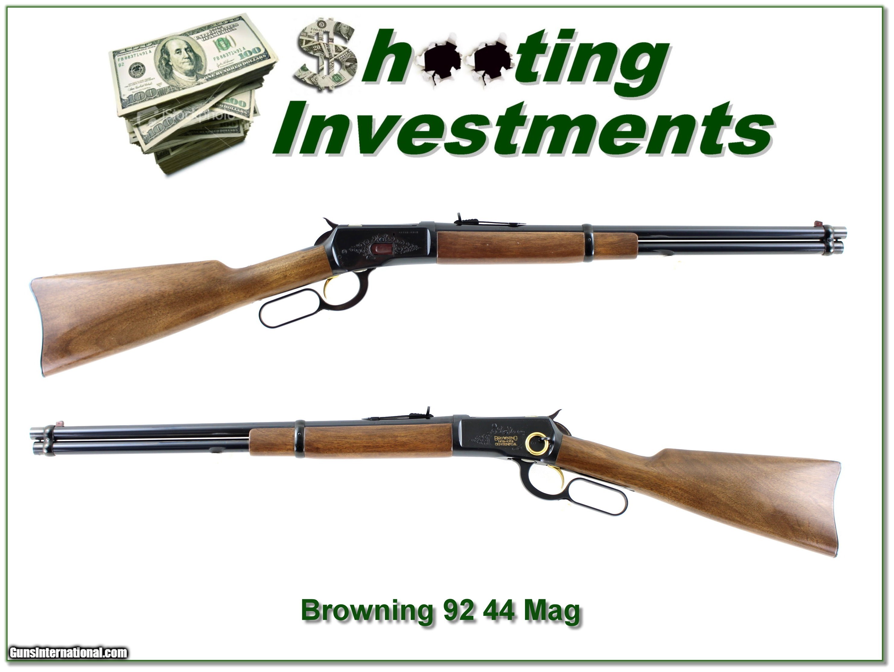 Browning Model 92 Centennial 44 Rem Mag 20” Rifle for sale