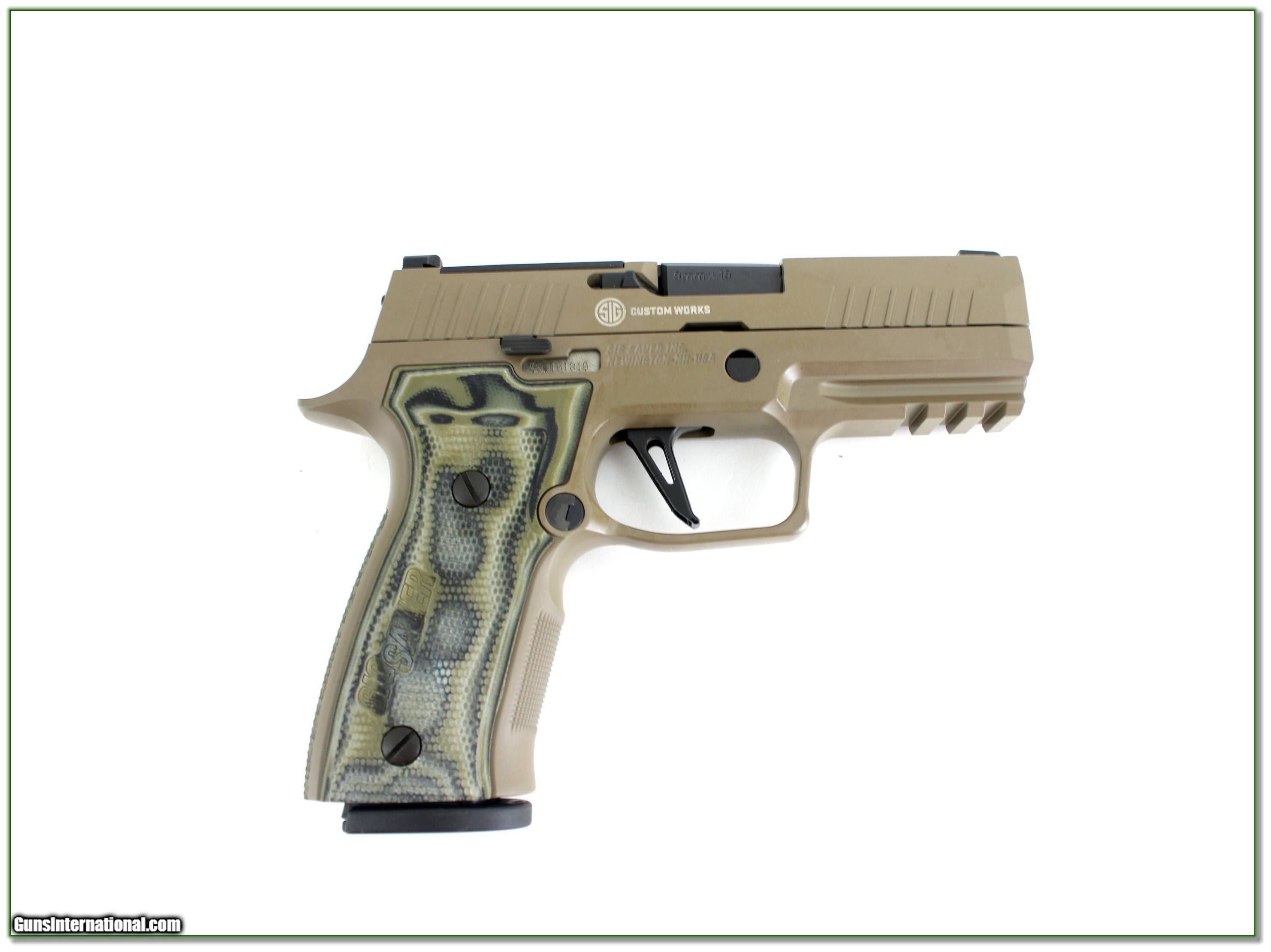 Sig Sauer Custom Works P320 3.9” 9mm FDE Scorpion LNIC