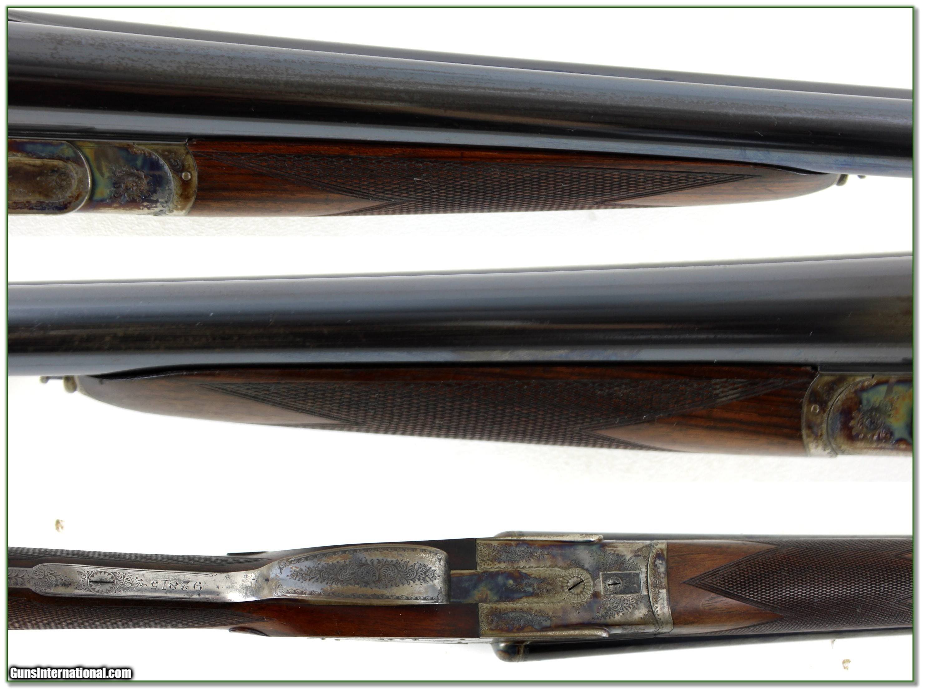 Webley & Scott Sidelock 12 Ga SXS Engraved Case Color 28” IC / M ...