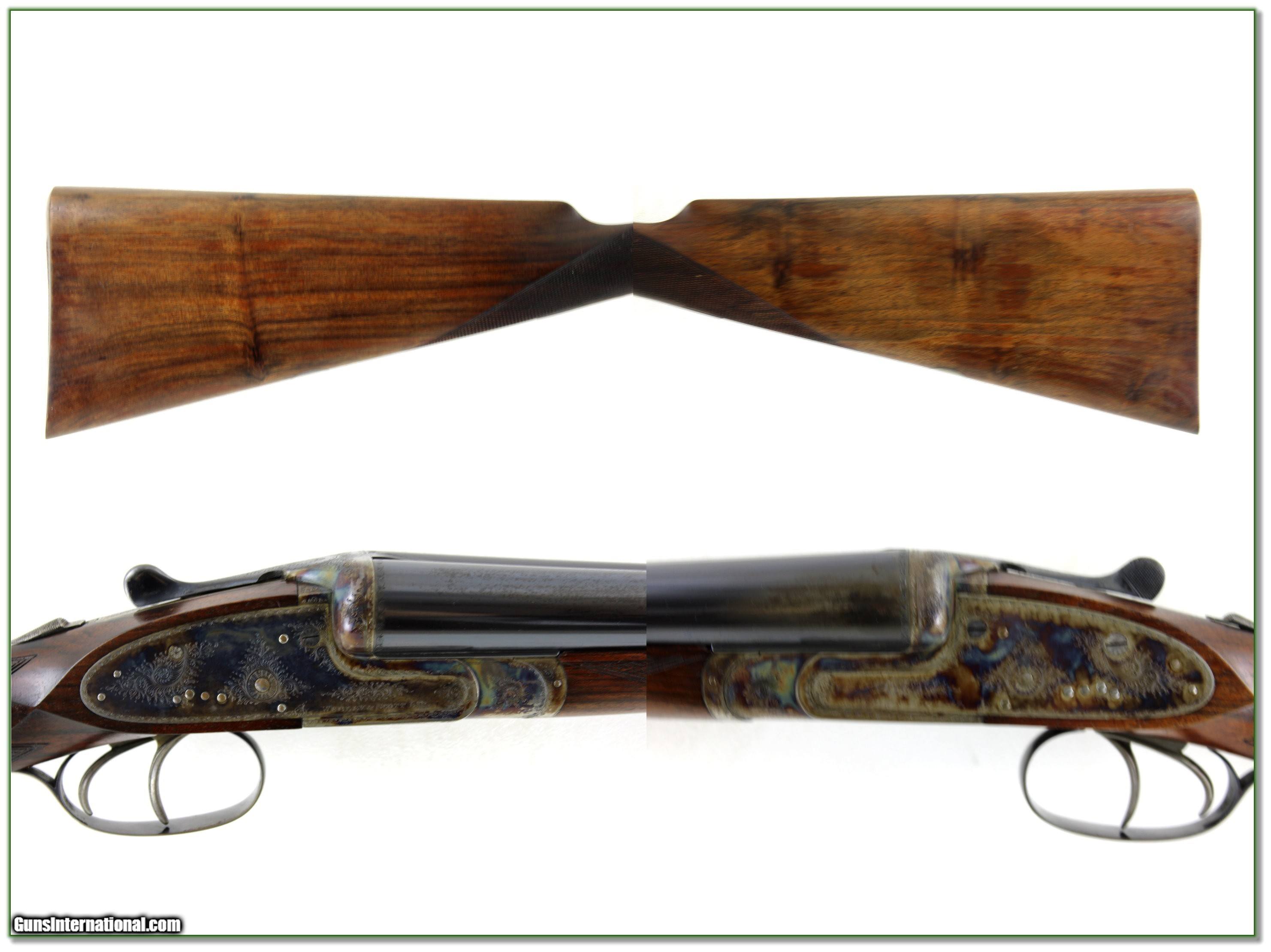 Webley & Scott Sidelock 12 Ga SXS Engraved Case Color 28” IC / M ...