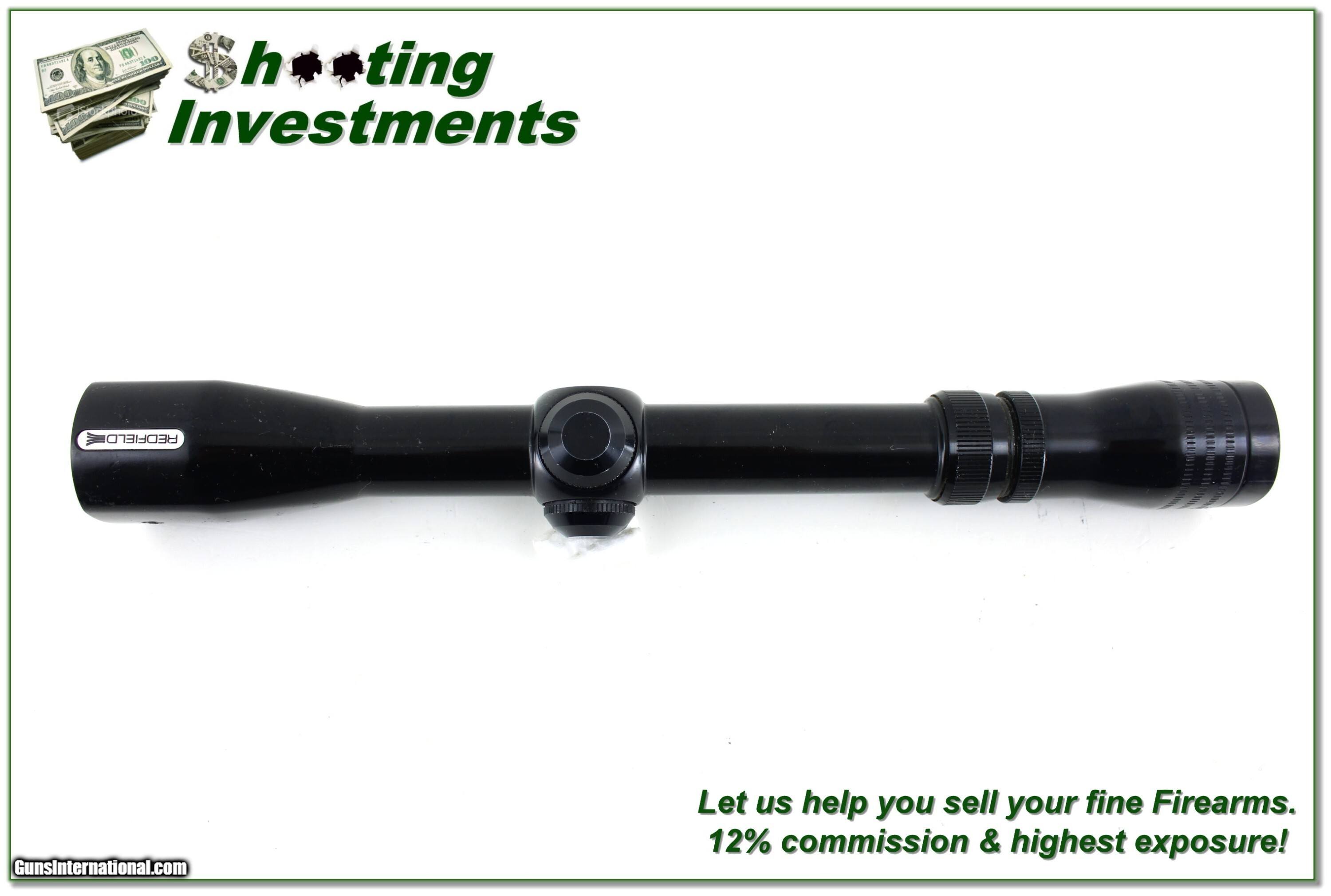 Vintage Redfield Lo-Pro Widefield 3-9x Gloss Rifle Scope w Duplex ...