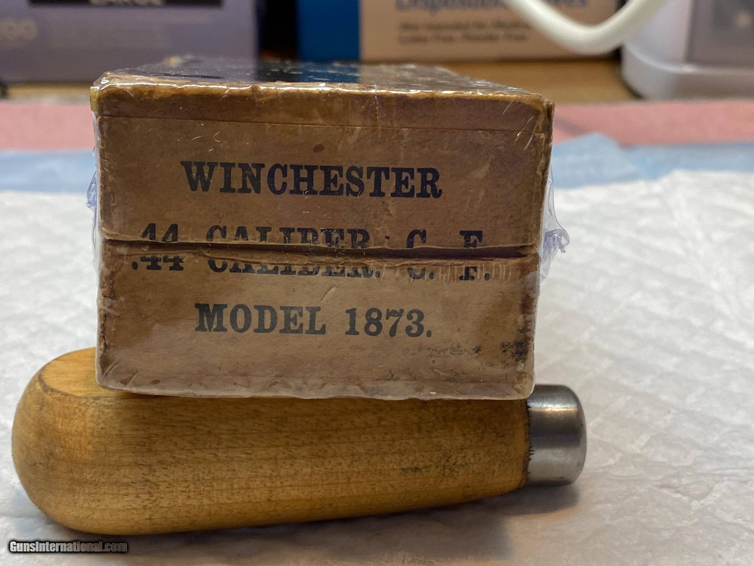 Vintage Box of Winchester .44 Cal Ammo