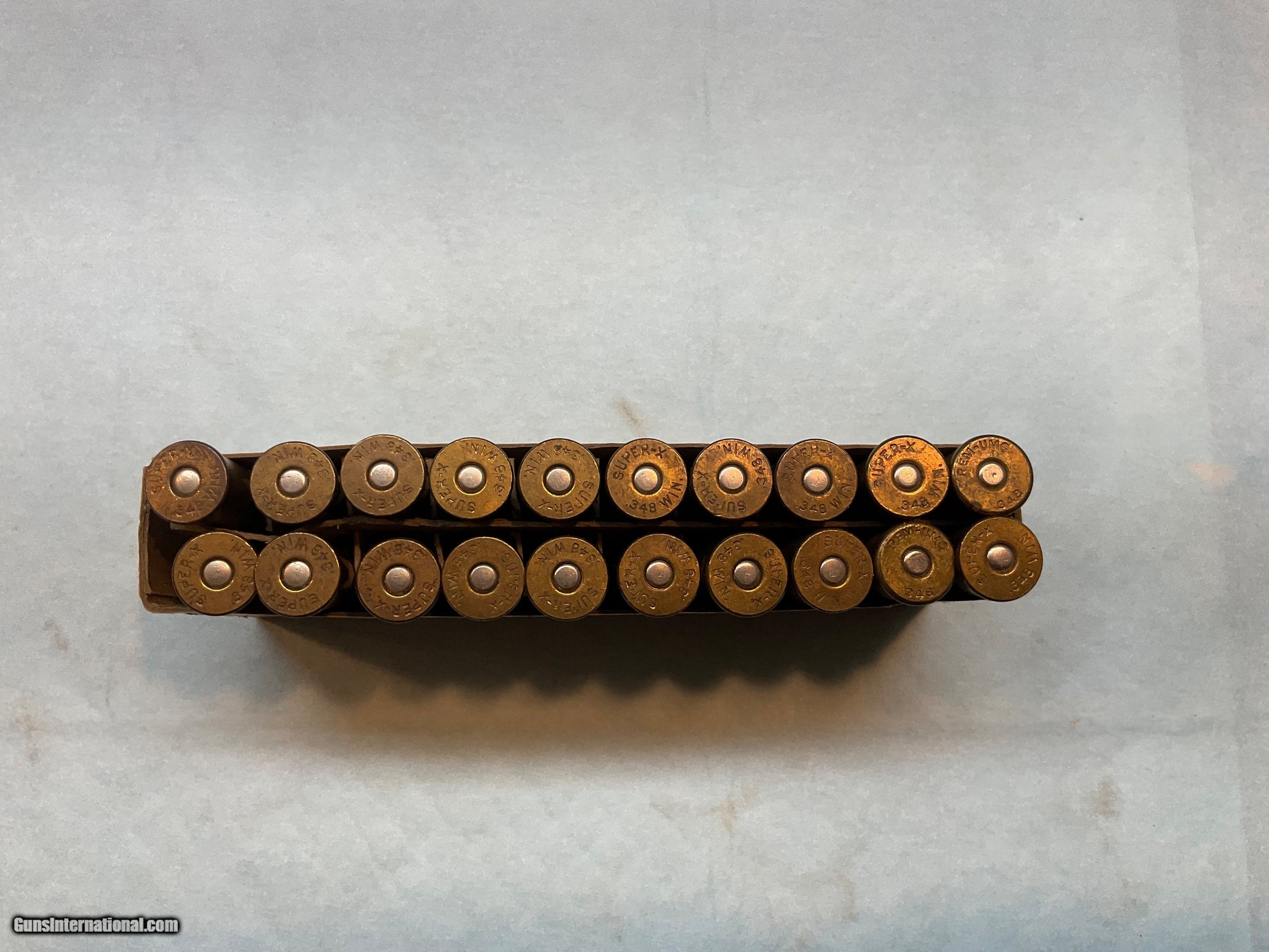 Winchester/Western Vintage .348 Winchester Ammunition