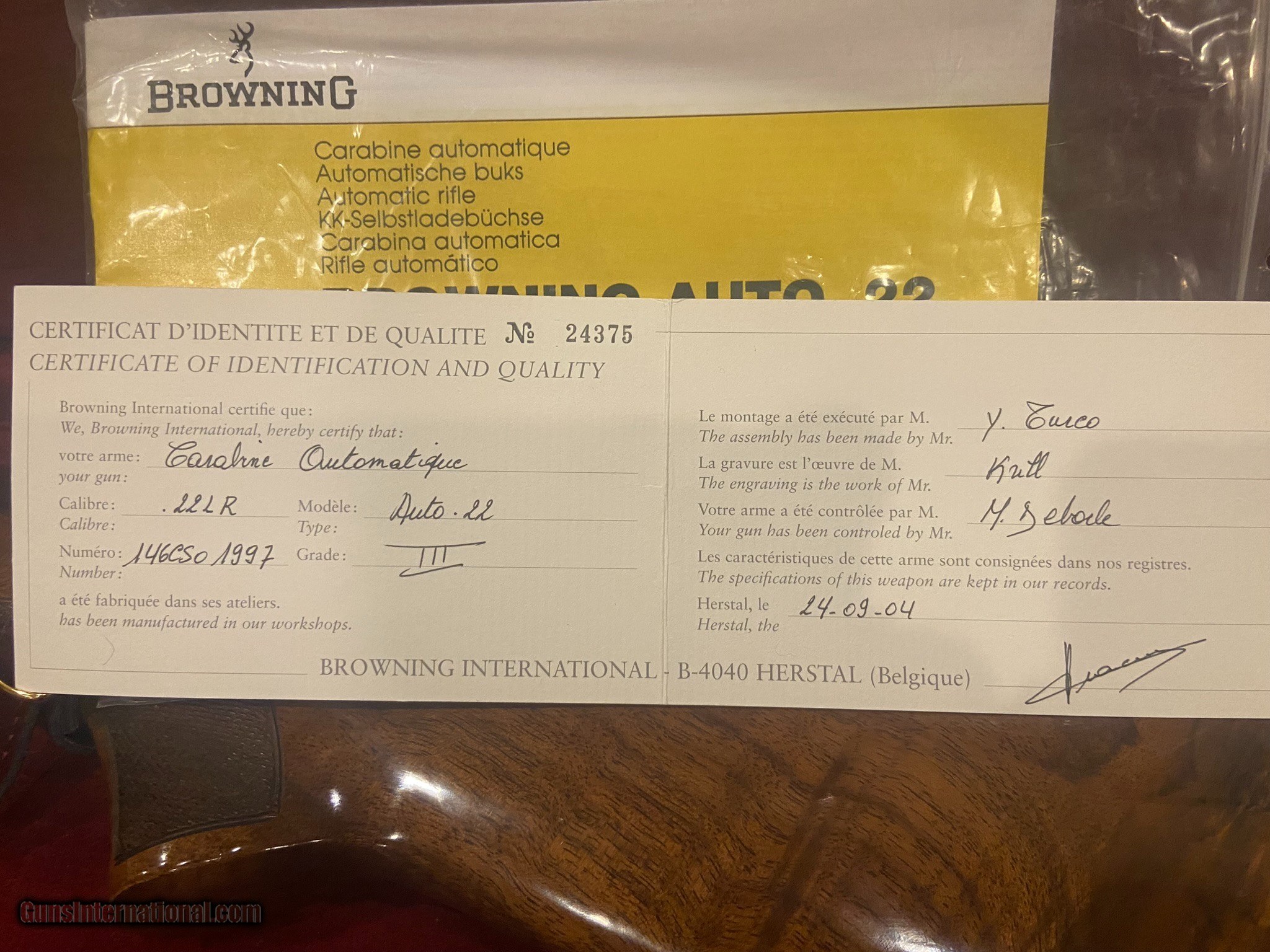 SOLD. Belgium Browning SA-22 Grade III Custom Shop .22 LR Gorgeous gun ...