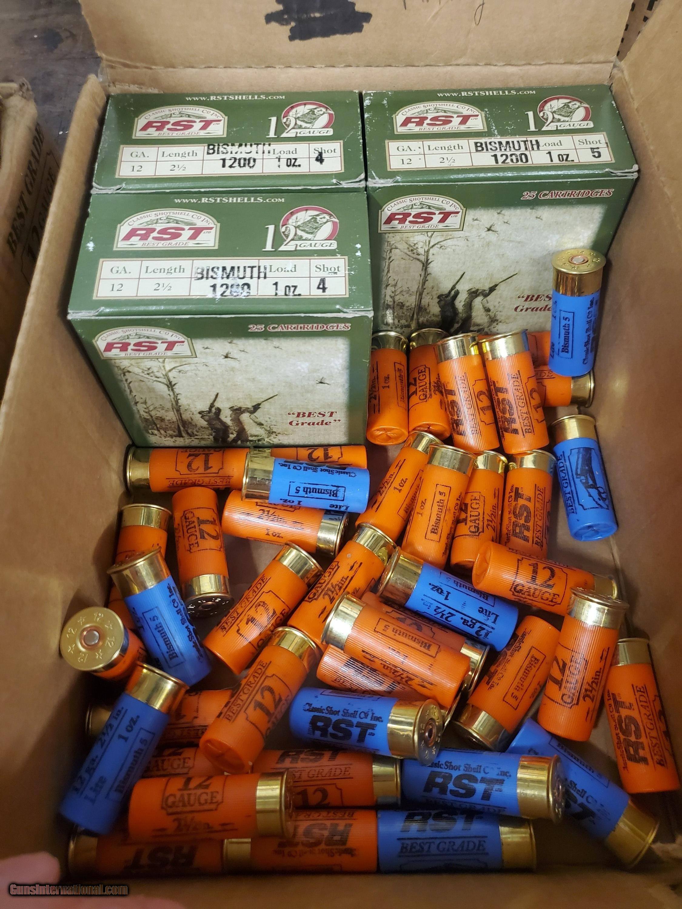 Shot shells, modern, vintage, bismuth, RST, Winchester, Remington, Hevi ...