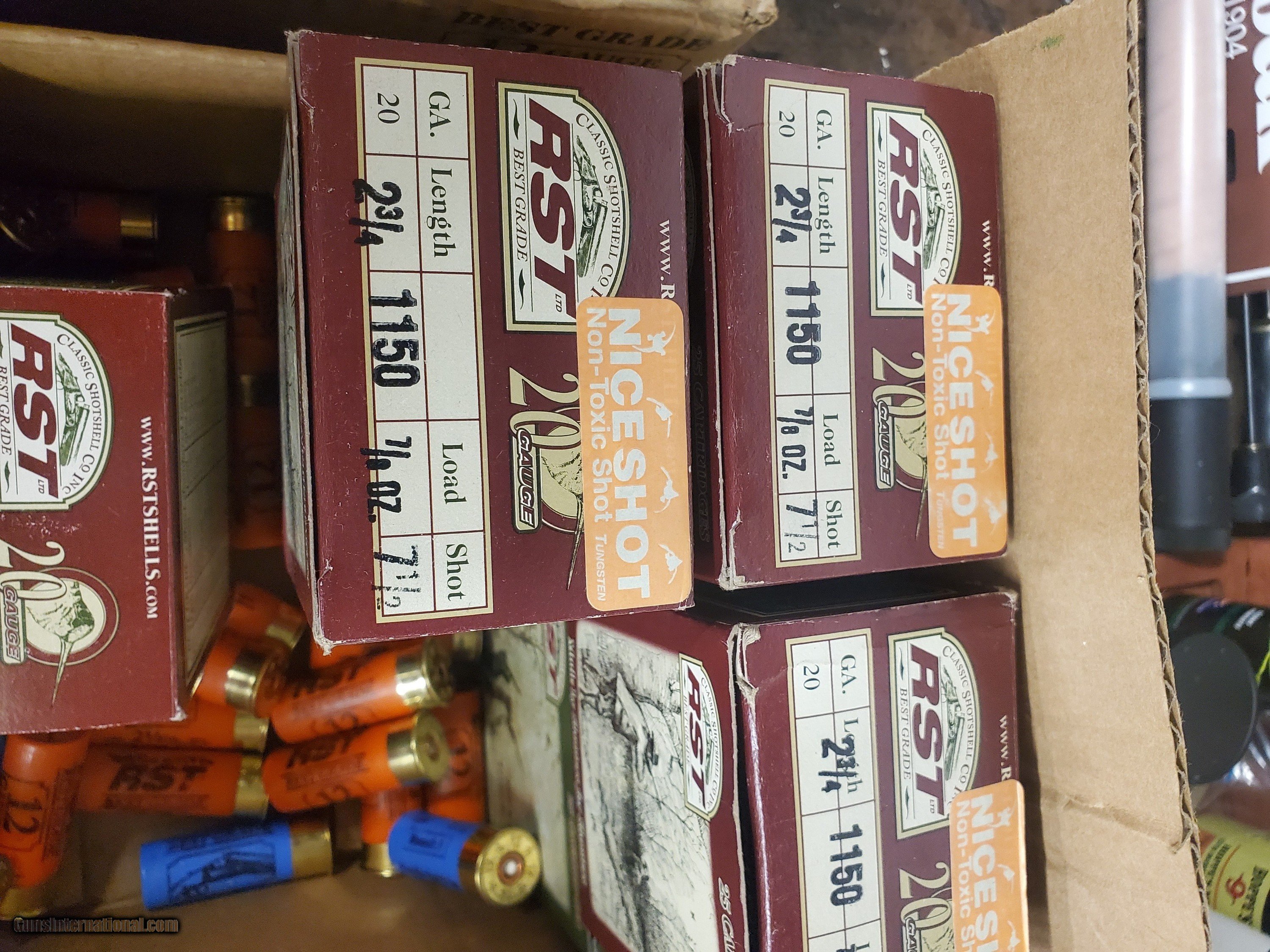 Shot shells, modern, vintage, bismuth, RST, Winchester, Remington, Hevi ...