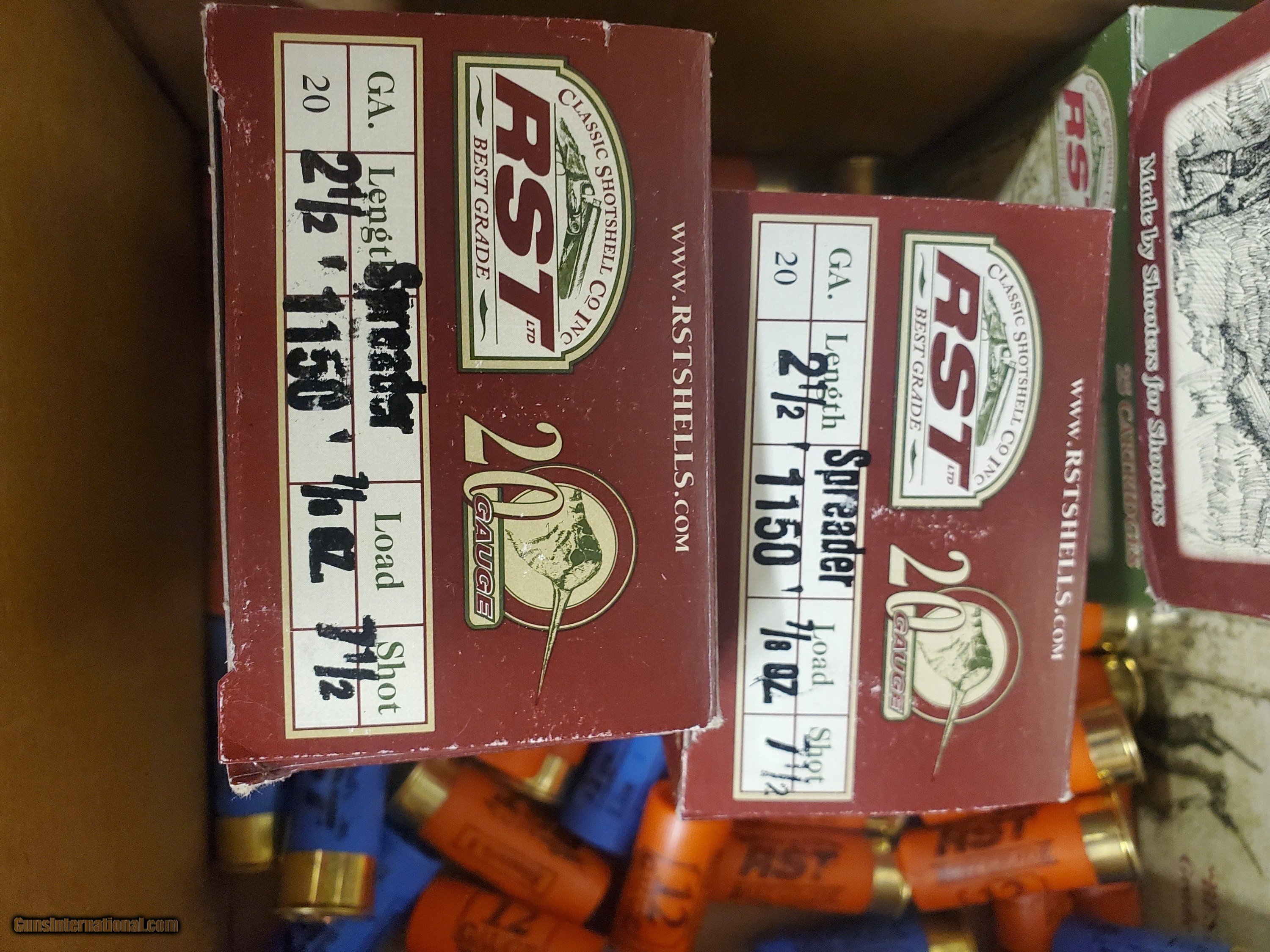 Shot shells, modern, vintage, bismuth, RST, Winchester, Remington, Hevi ...