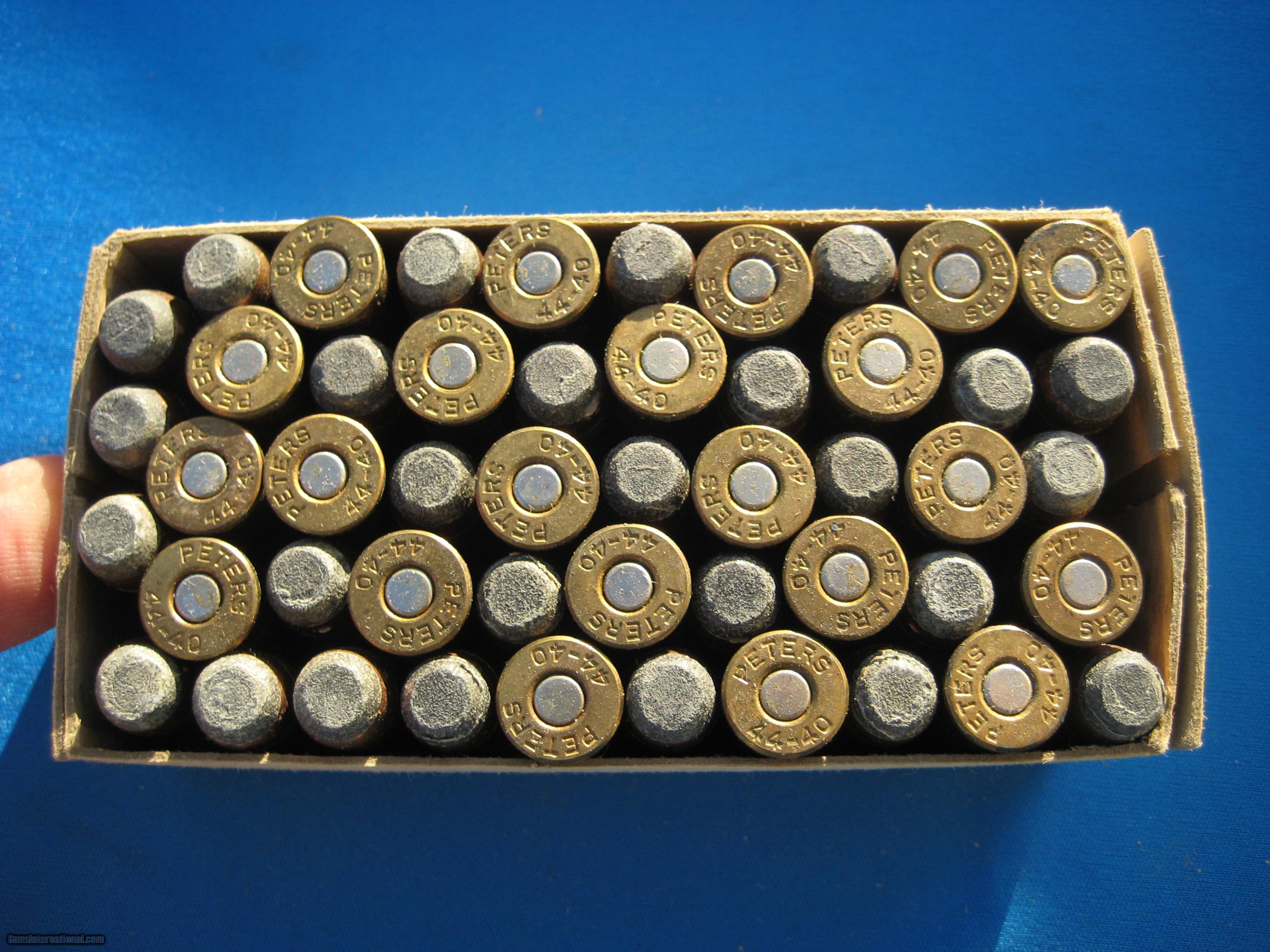 Peters Rustless 44-40 Cartridge Box
