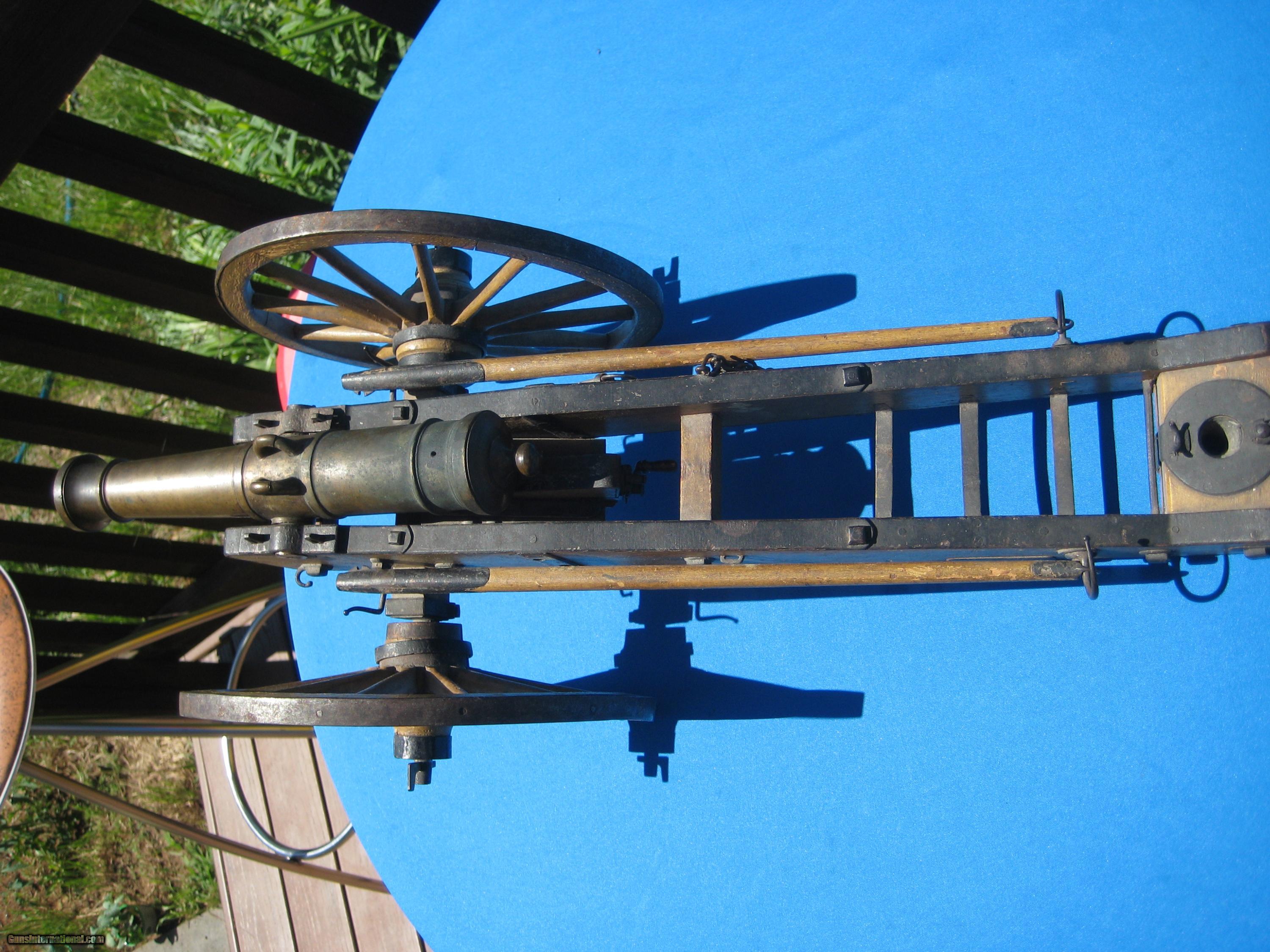 U.S. Model 1841 Bronze Field Howitzer Cannon with Complete Carriage 10 ...