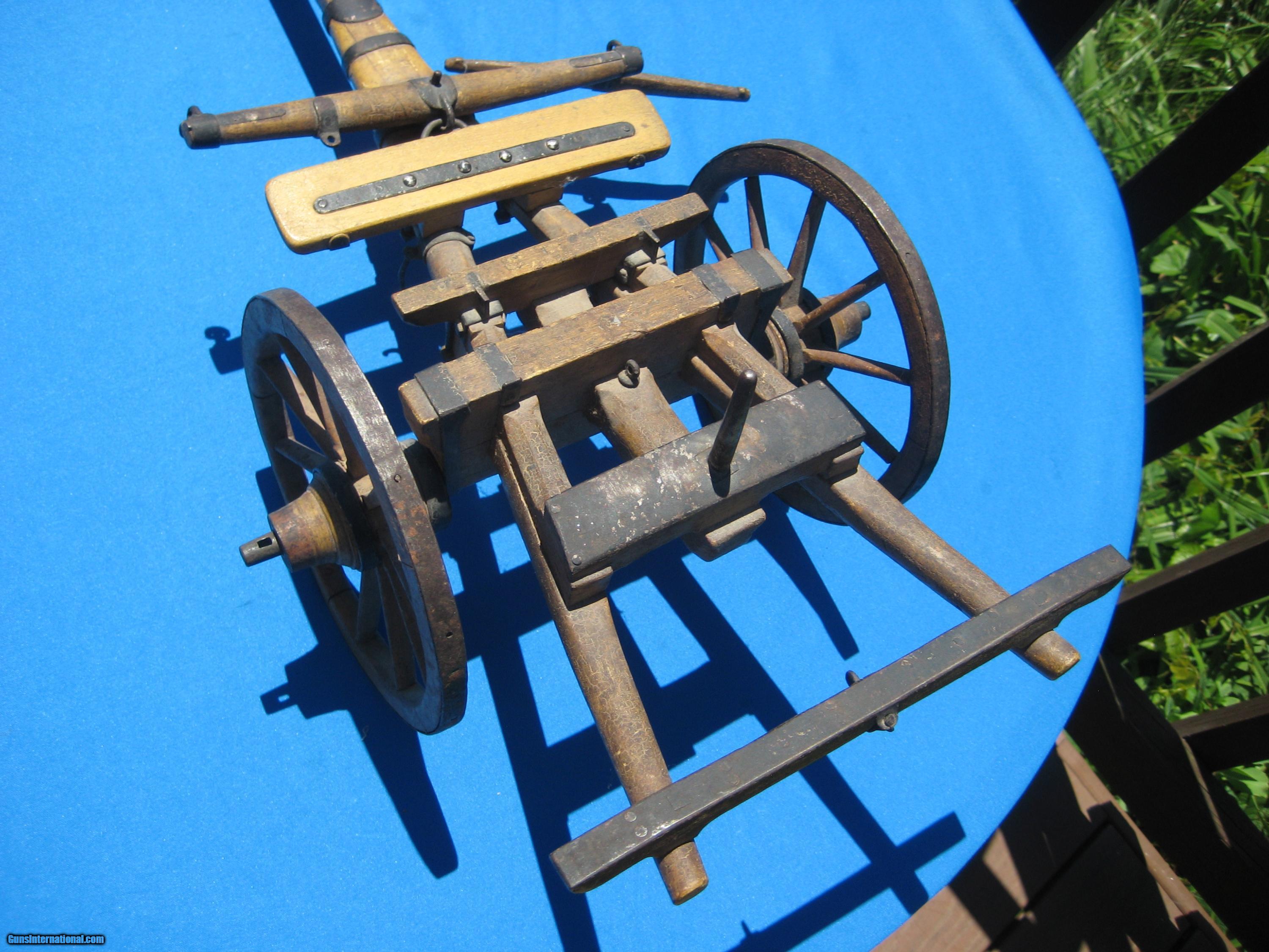 U.S. Model 1841 Bronze Field Howitzer Cannon with Complete Carriage 10 ...