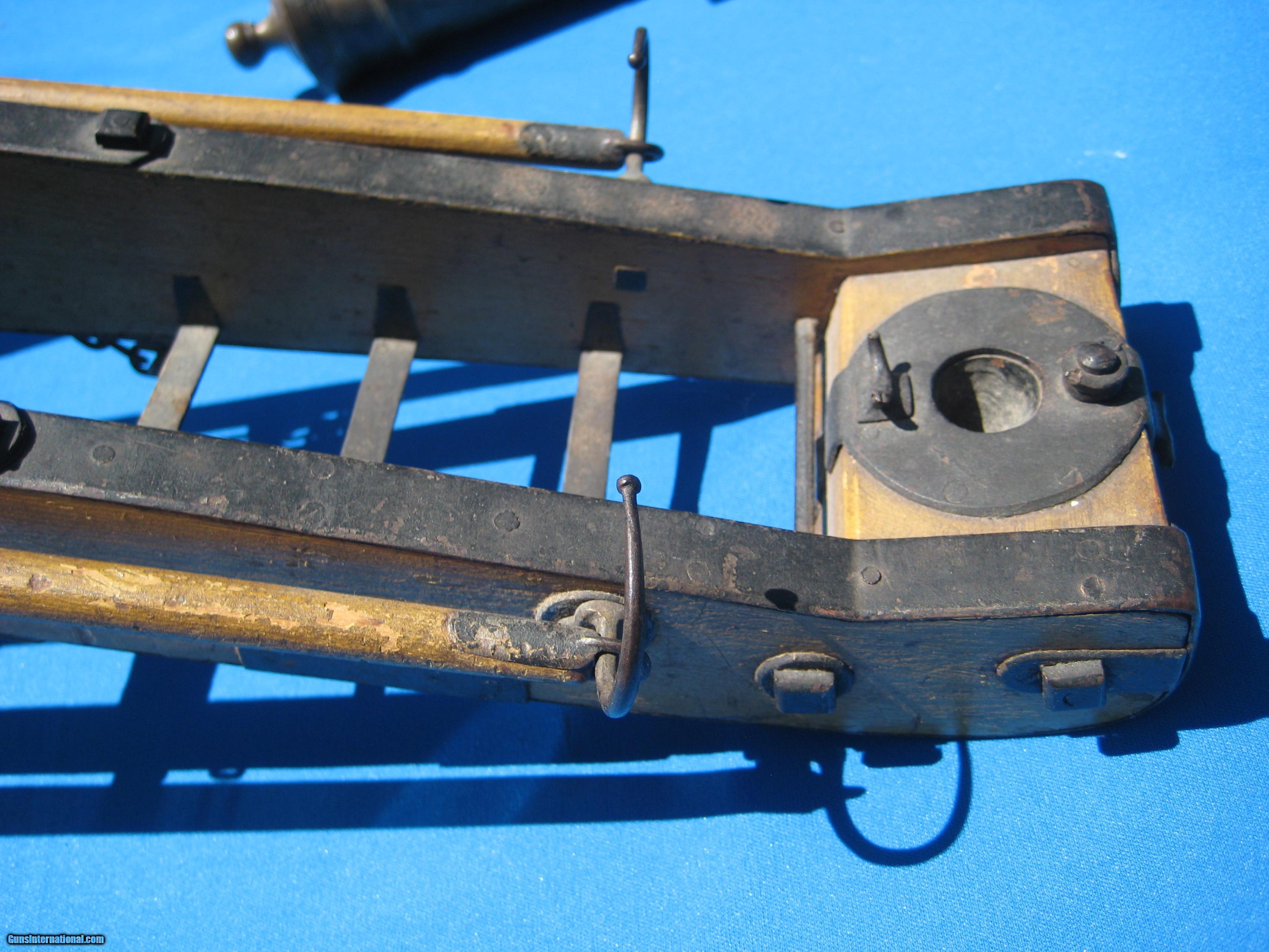 U.S. Model 1841 Bronze Field Howitzer Cannon with Complete Carriage 10 ...
