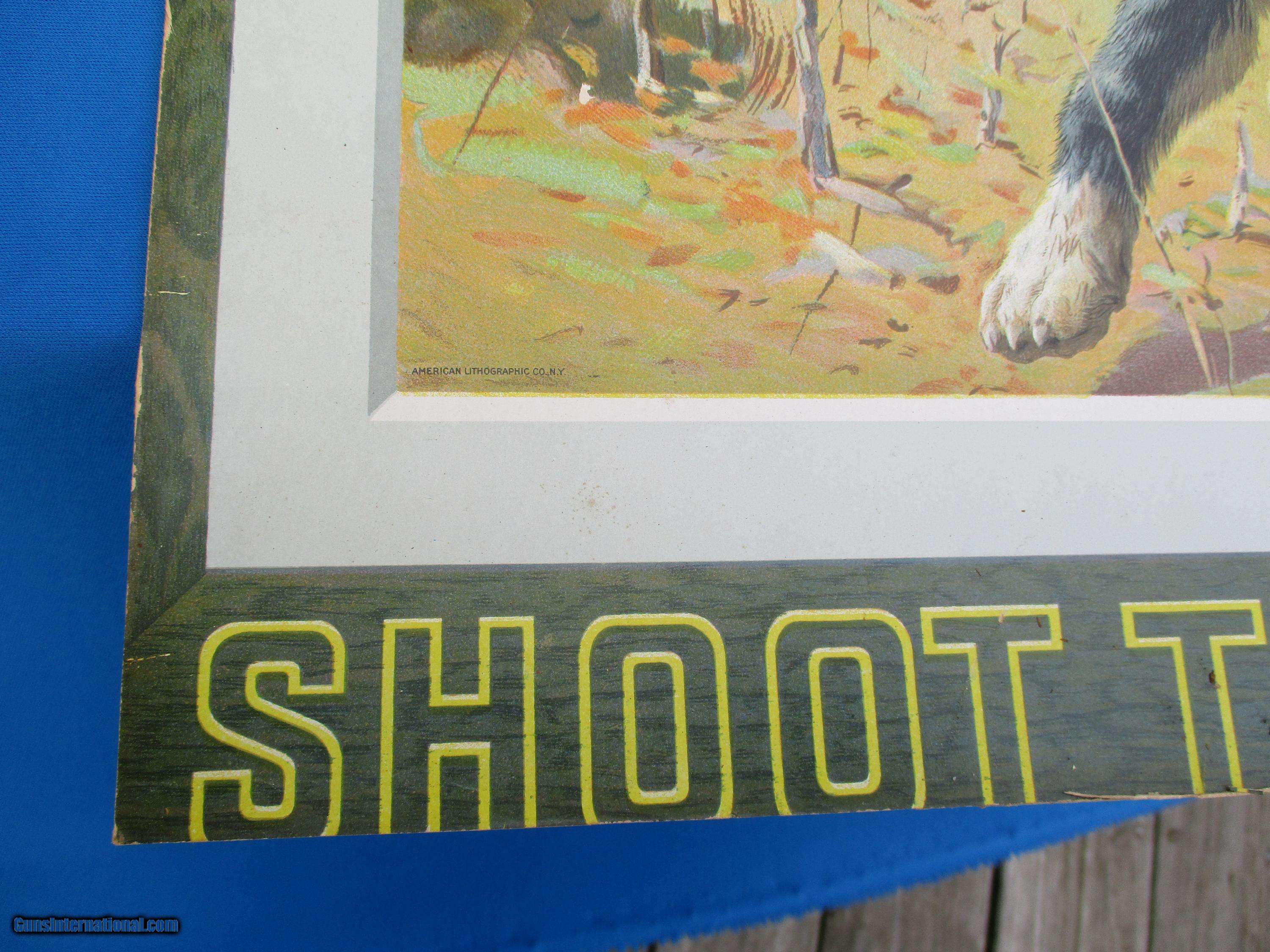 1908 Winchester Poster Original Framed