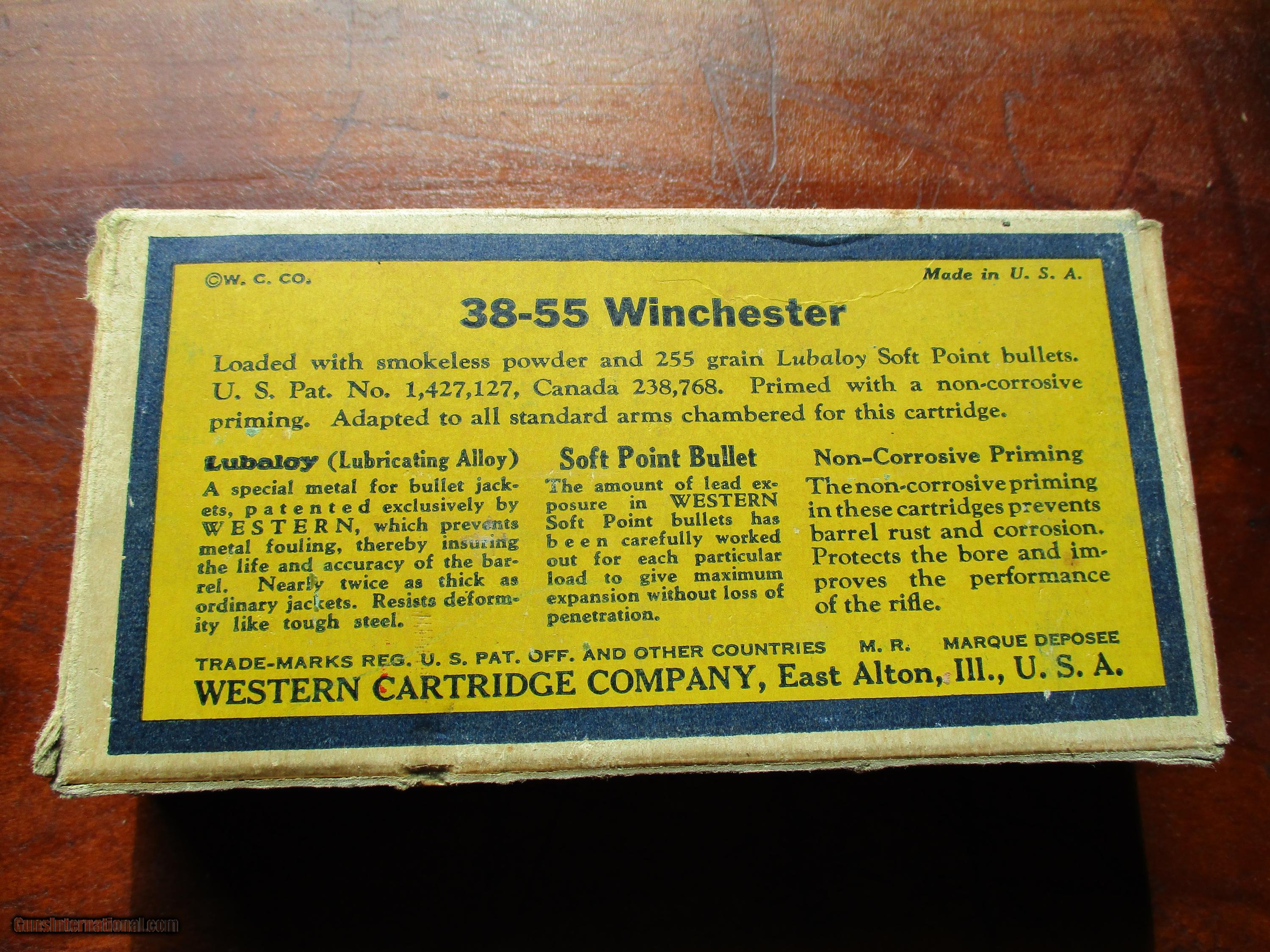 Western Target Box 38-55 255 Grain SP Loading