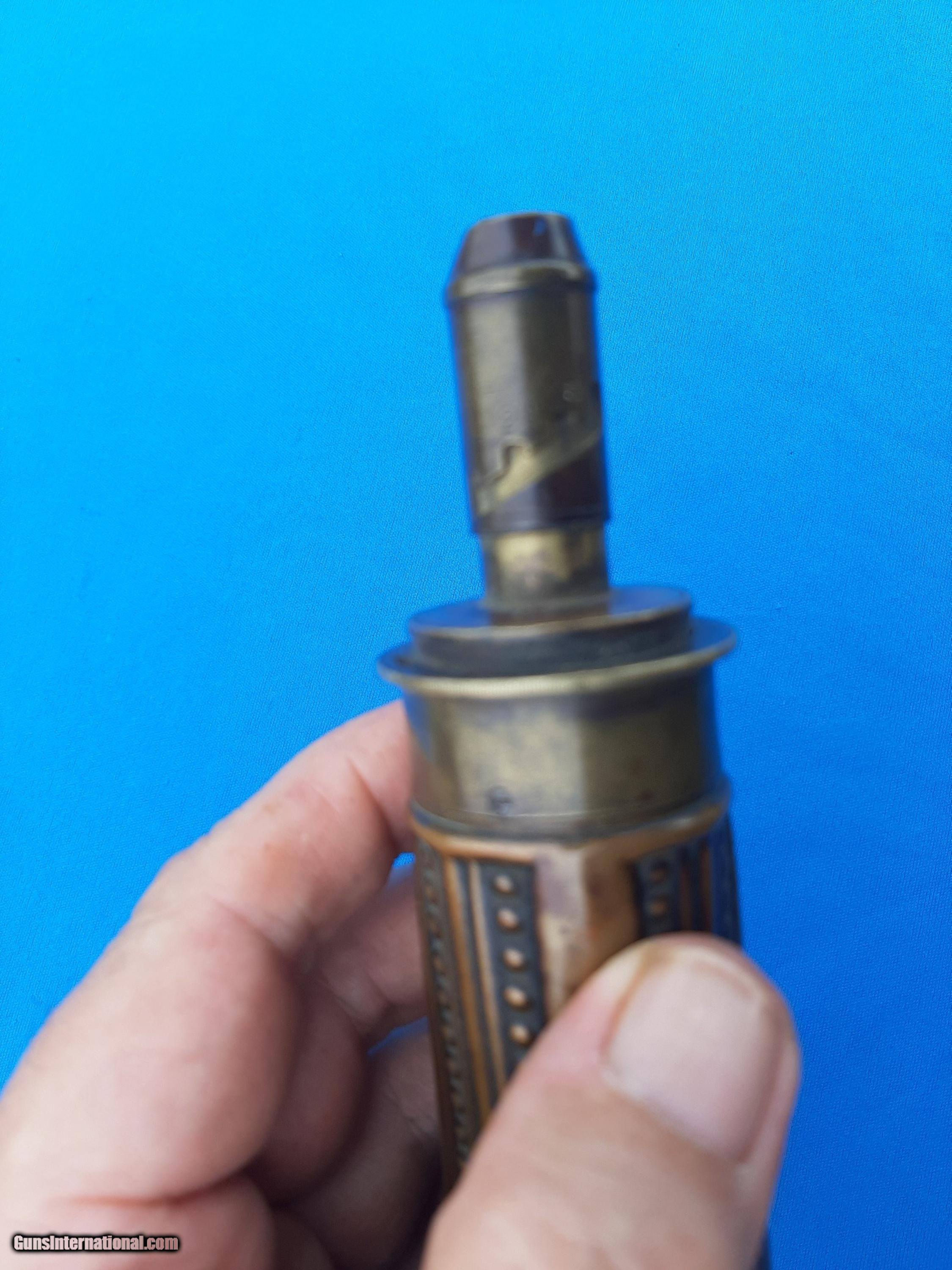 2 Antique Powder Flasks Good Condition
