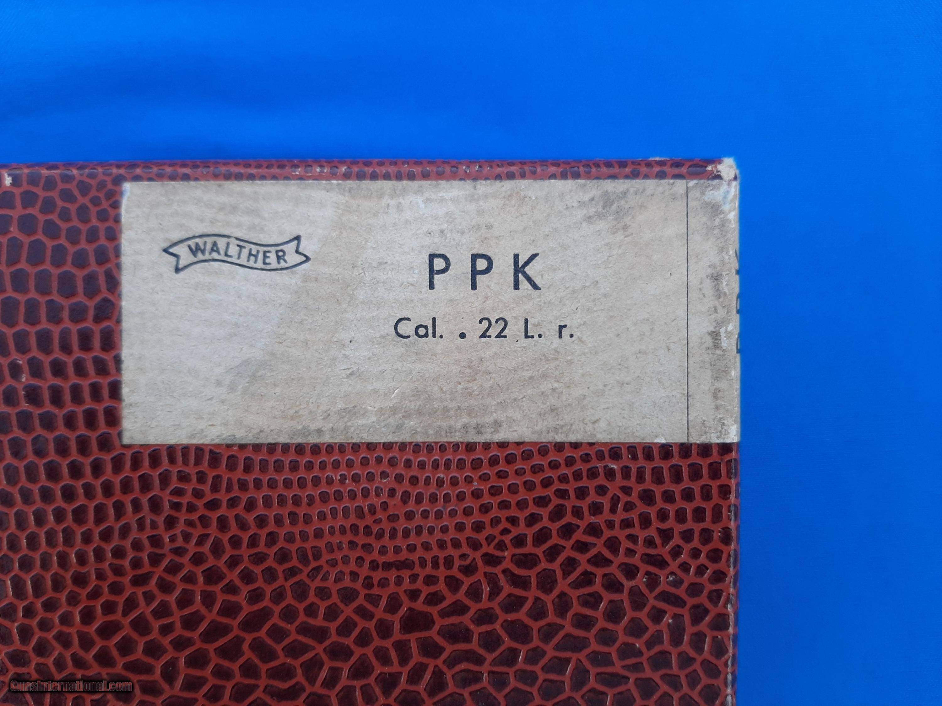 Walther PPK Box 1966 22LR w/magazine
