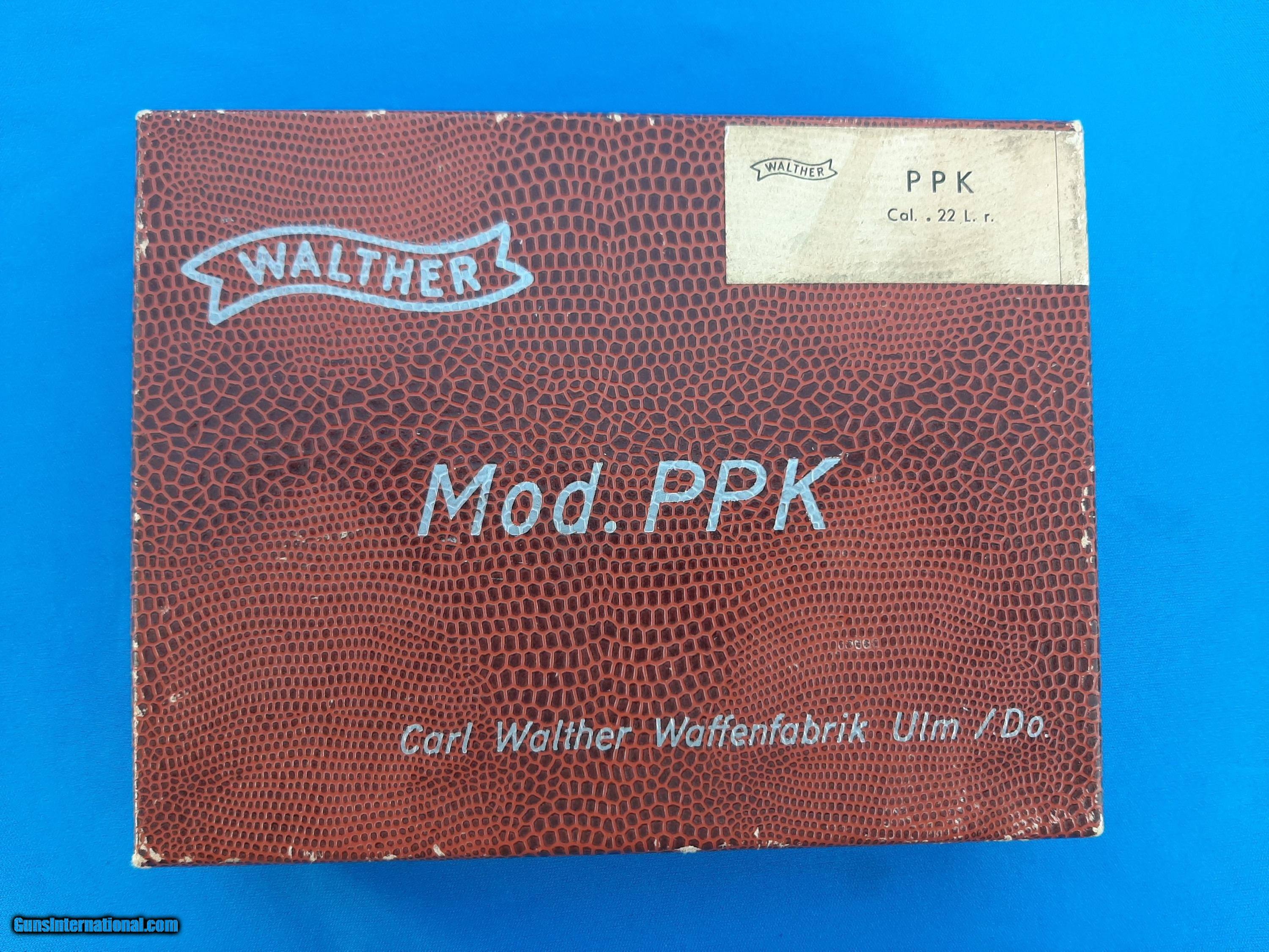 Walther PPK Box 1966 22LR w/magazine