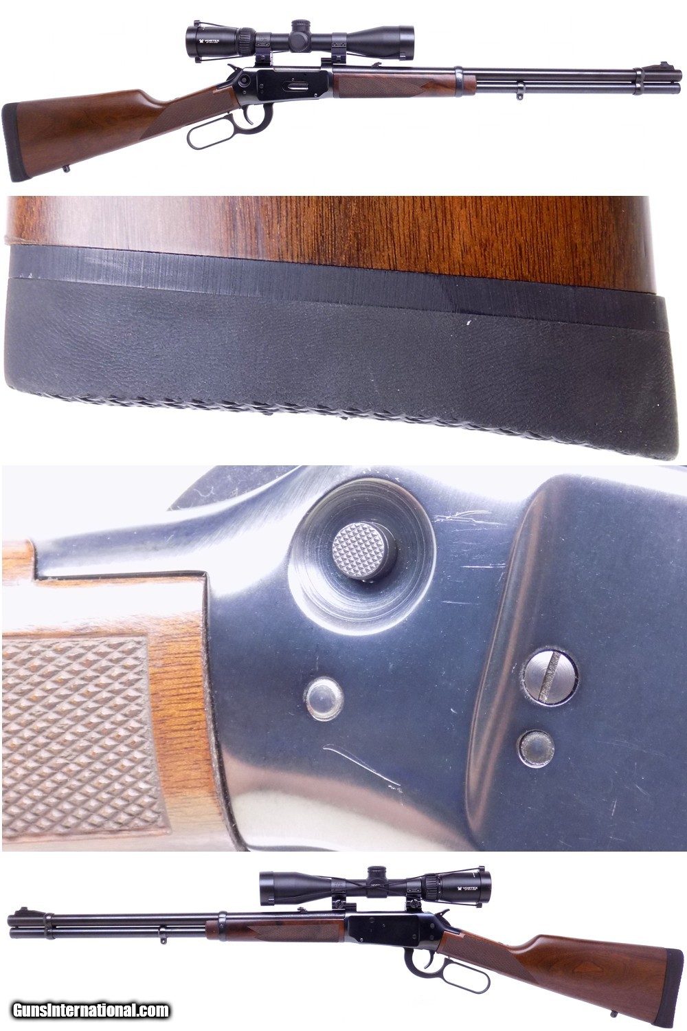 Nice Winchester Model 94 94ae Angle Eject 6b Rifle Chambered In .444